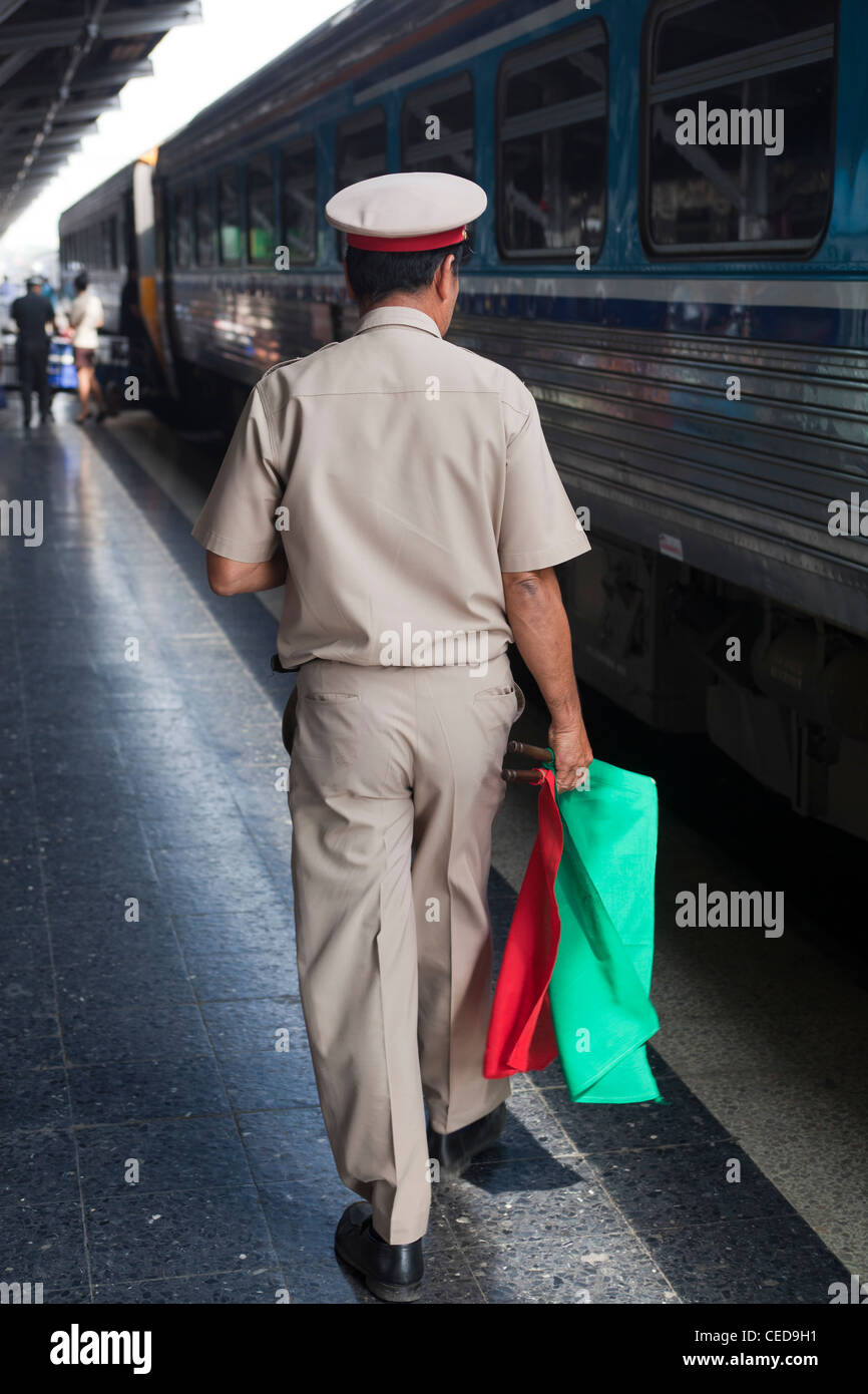 Train guard flag hi-res stock photography and images - Alamy