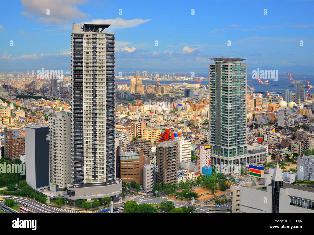 Kobe, Japan Skyline at the Shin-Kobe district Stock Photo - Alamy