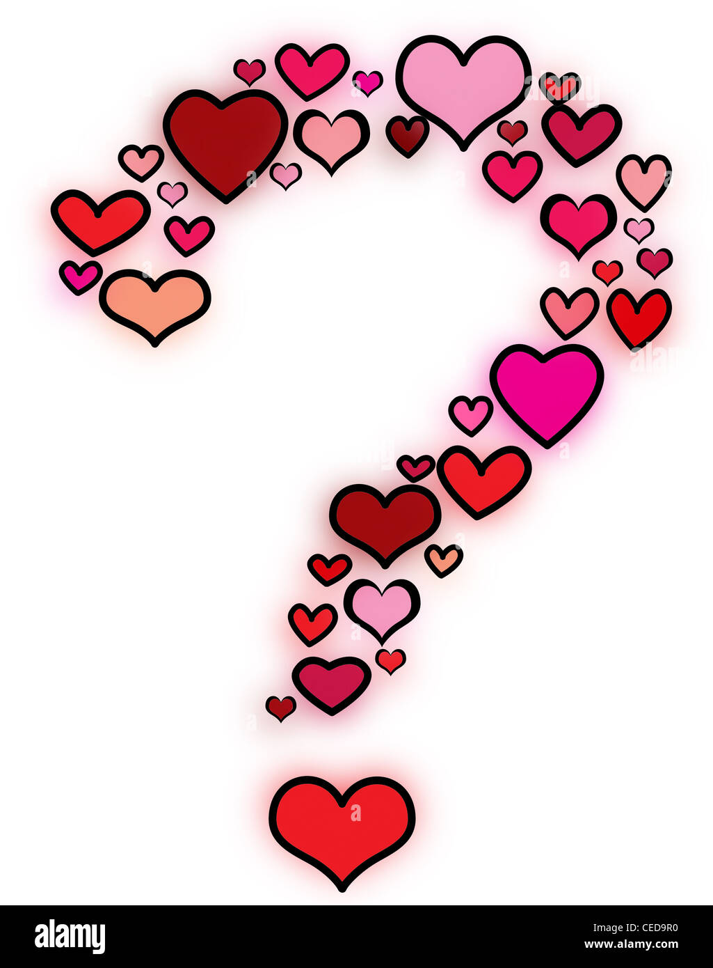 Love question mark hi-res stock photography and images - Alamy