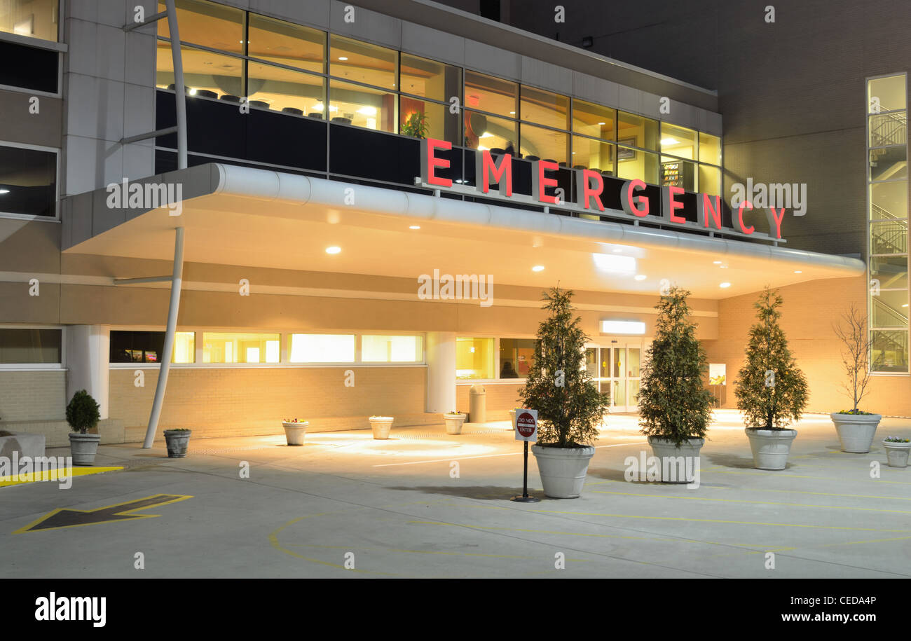 Hospital Emergency Room Entrance