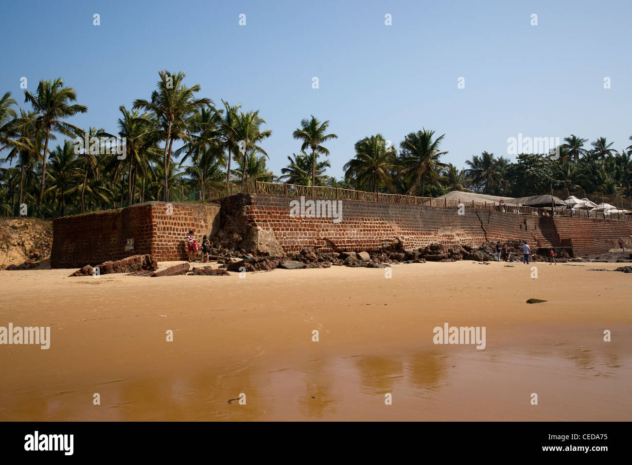 Coastal erosion at Sinquerim, Goa, India Stock Photo - Alamy