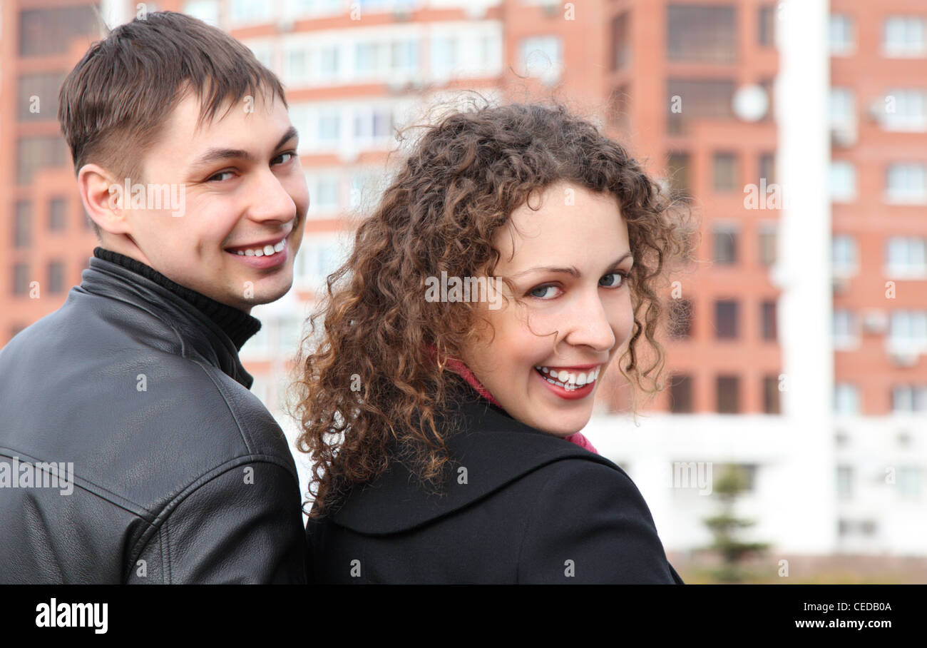 Rear view pair hi-res stock photography and images - Alamy
