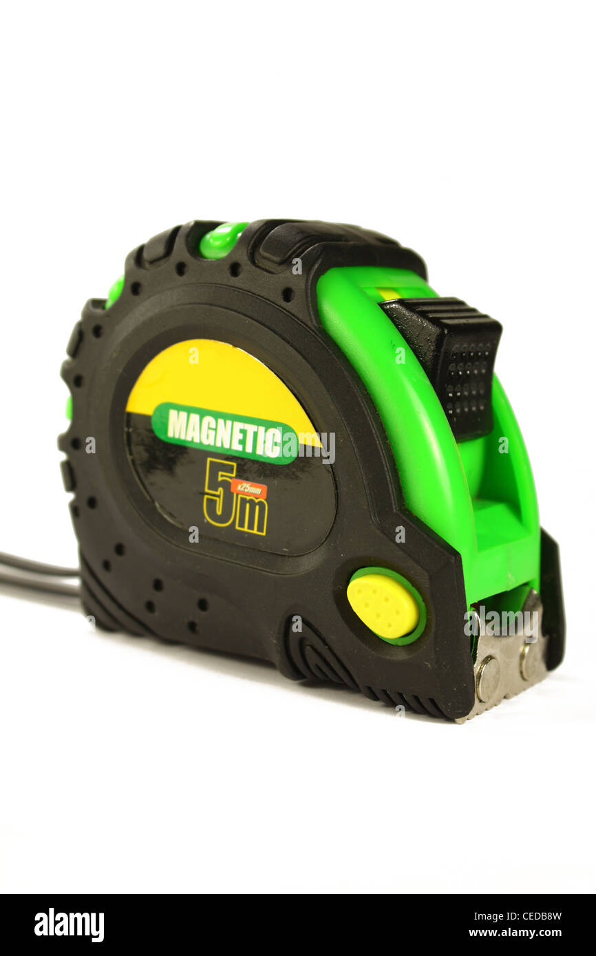 tape meas on the white background Stock Photo - Alamy