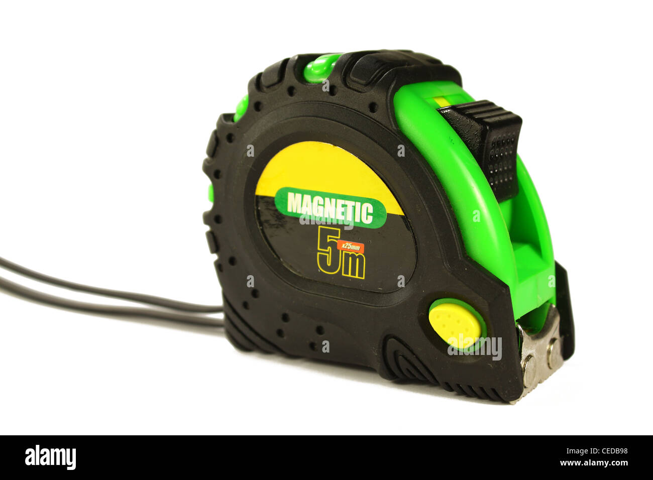 tape meas on the white background Stock Photo - Alamy