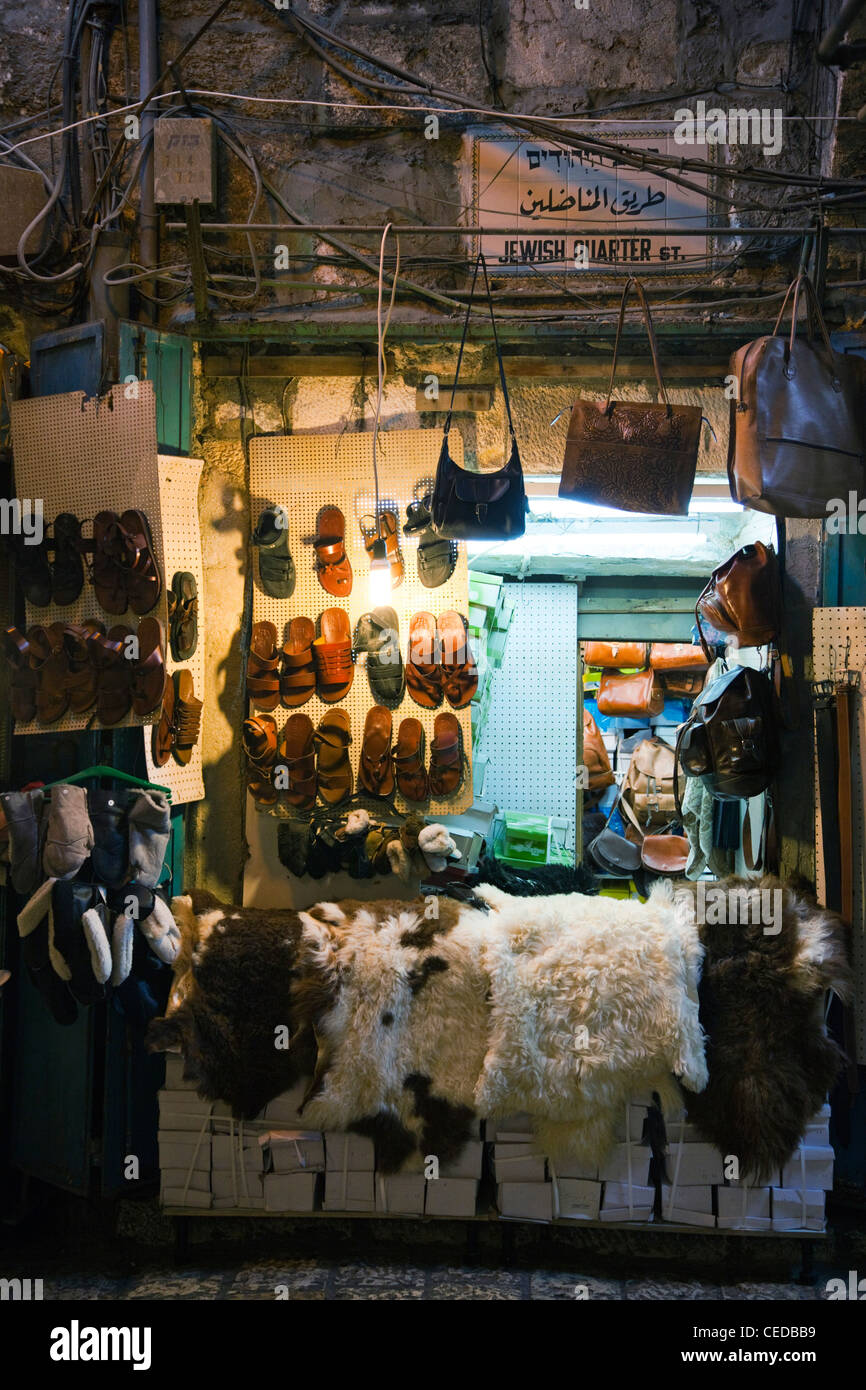 Israel, Jerusalem, Old City, Jewish Quarter marketplace Stock Photo - Alamy