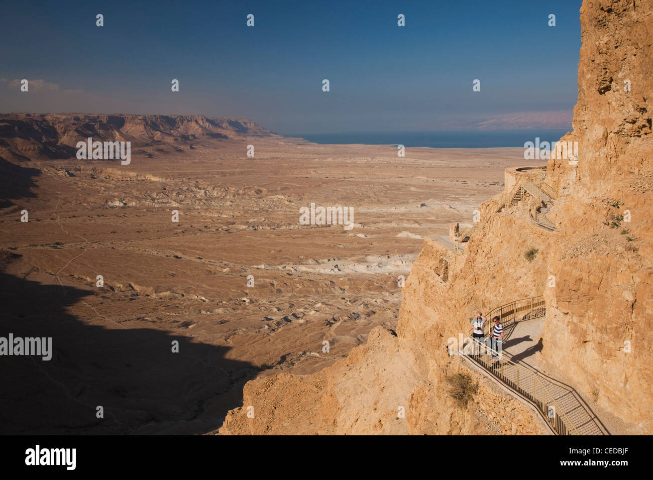 Israel, Dead Sea, Masada, ruins at the Masada plateau Stock Photo - Alamy