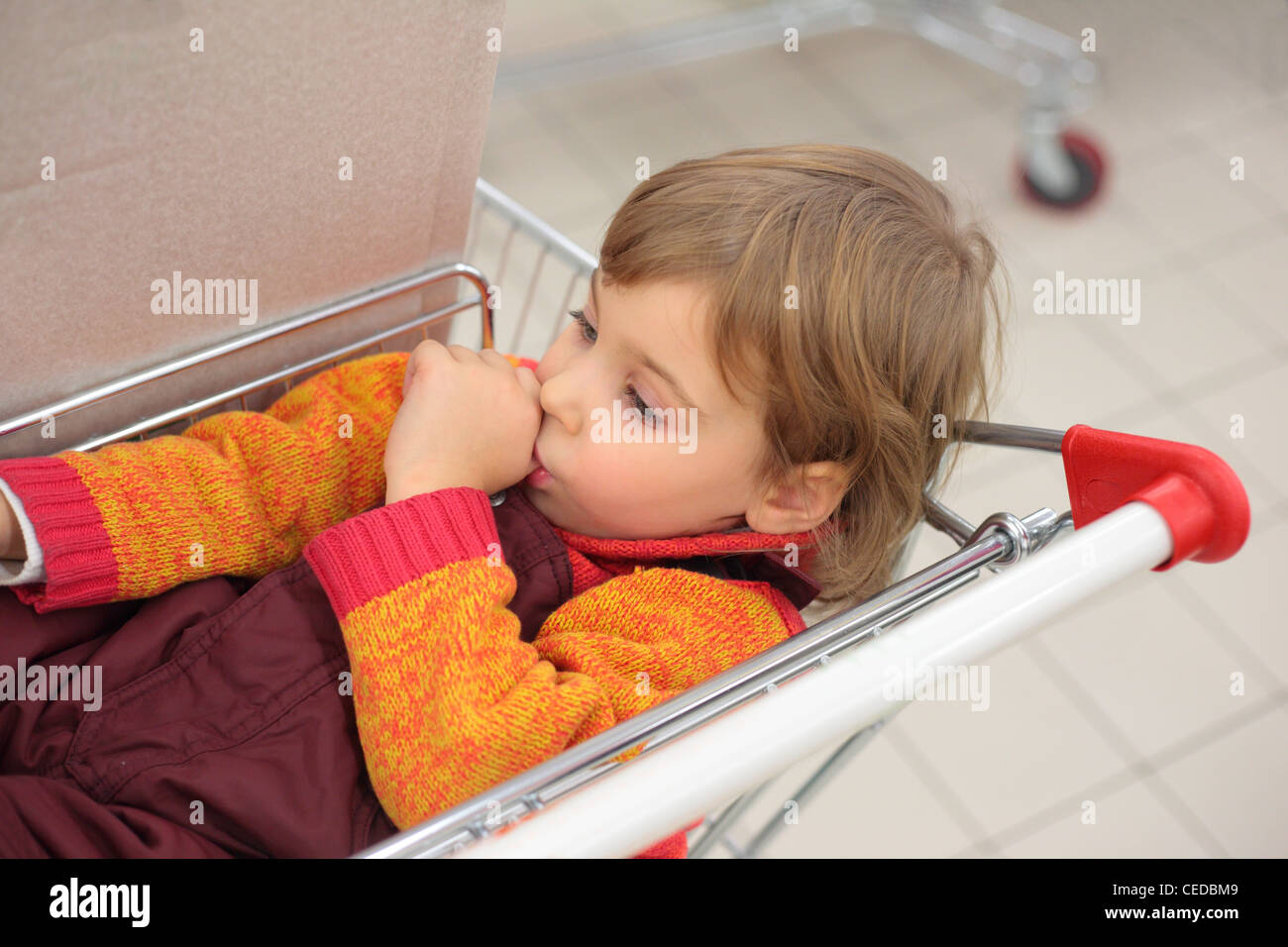 Little red cart hi-res stock photography and images - Alamy