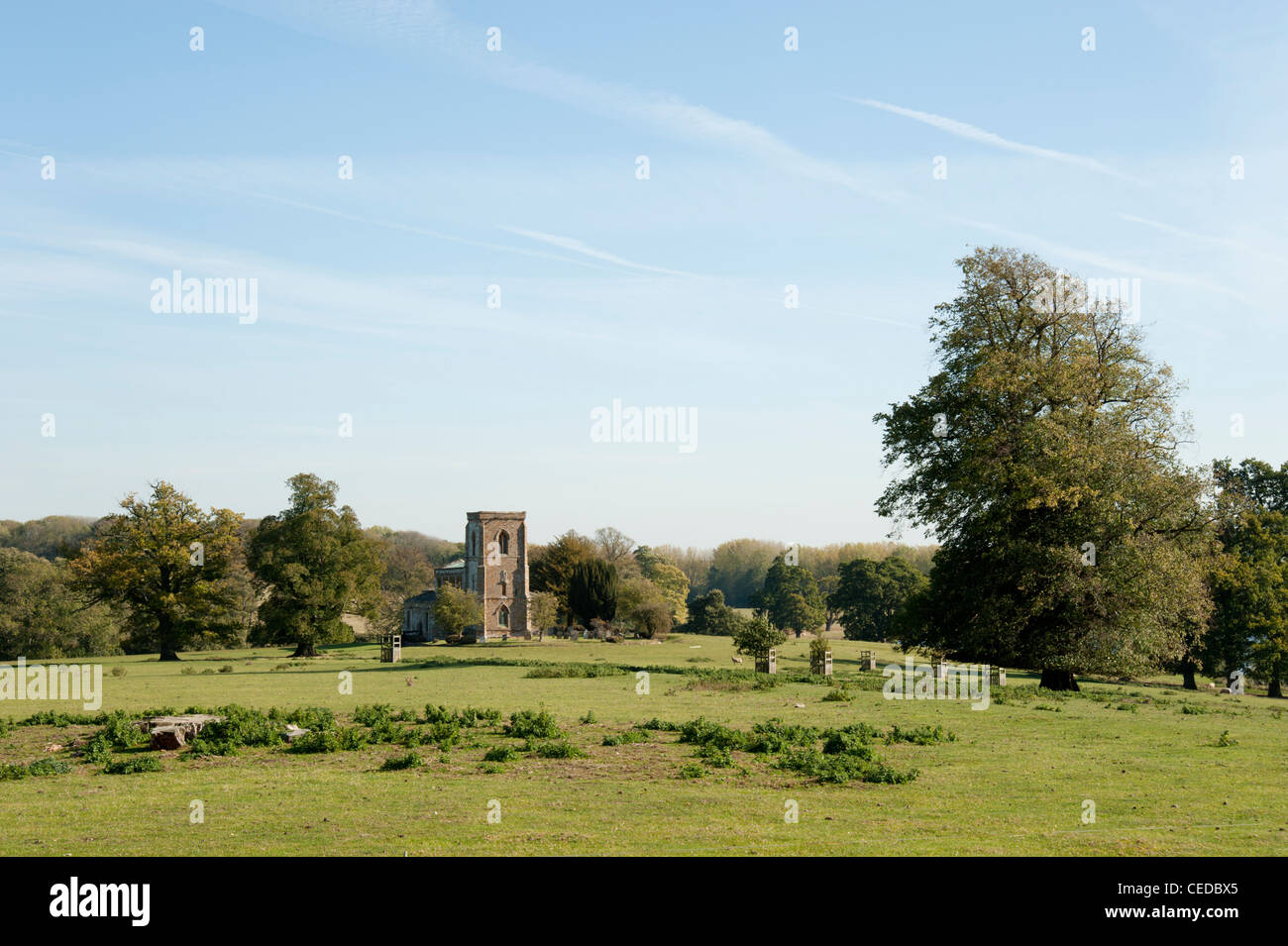 The Church of St Mary, Fawsley, Northamptonshire, England, UK Stock ...