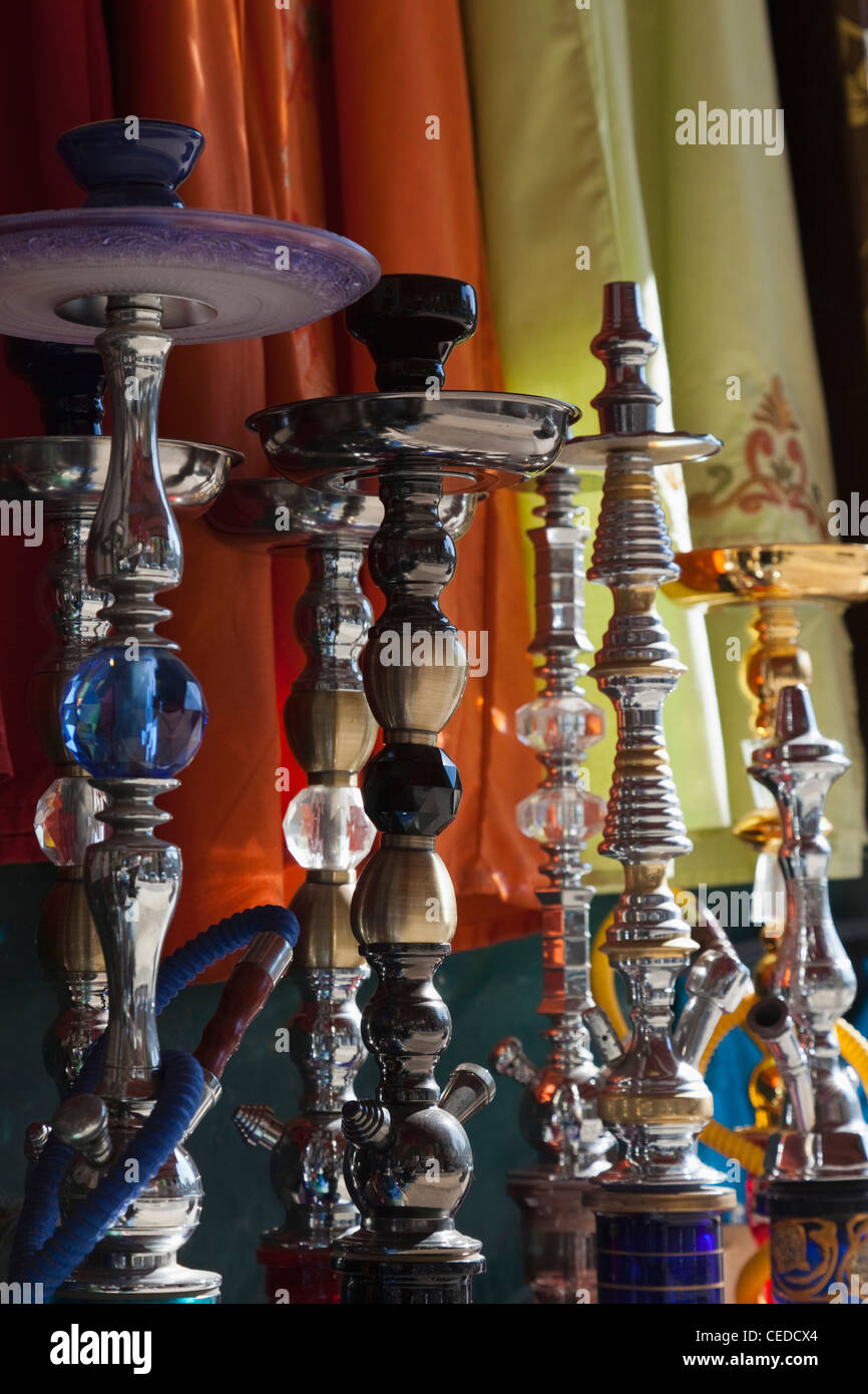 Israel, Tel Aviv, Jaffa, sheesha water pipes Stock Photo - Alamy
