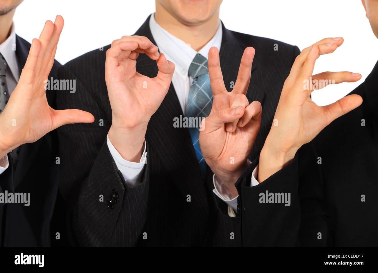 Team work three human hands hi-res stock photography and images - Alamy