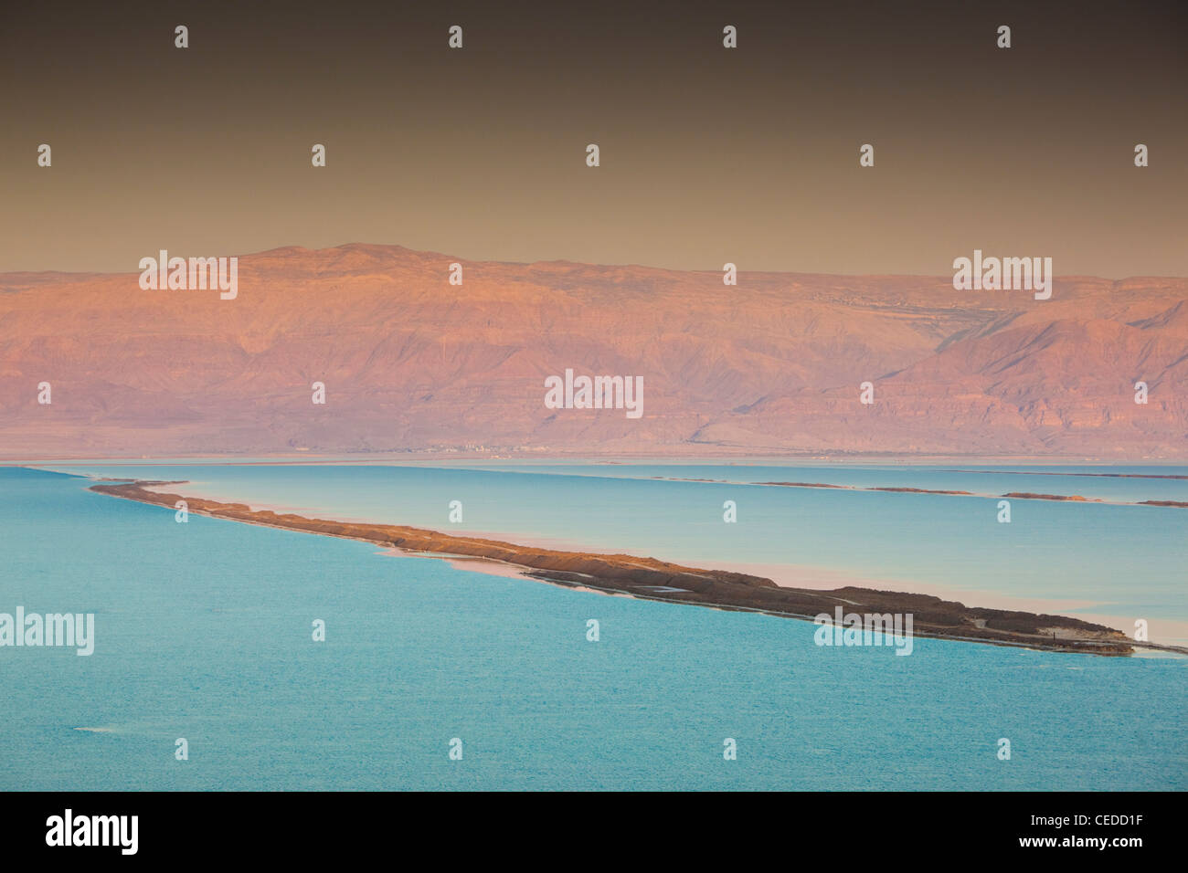 Israel, Dead Sea, Ein Bokek, Dead Sea, dusk Stock Photo - Alamy