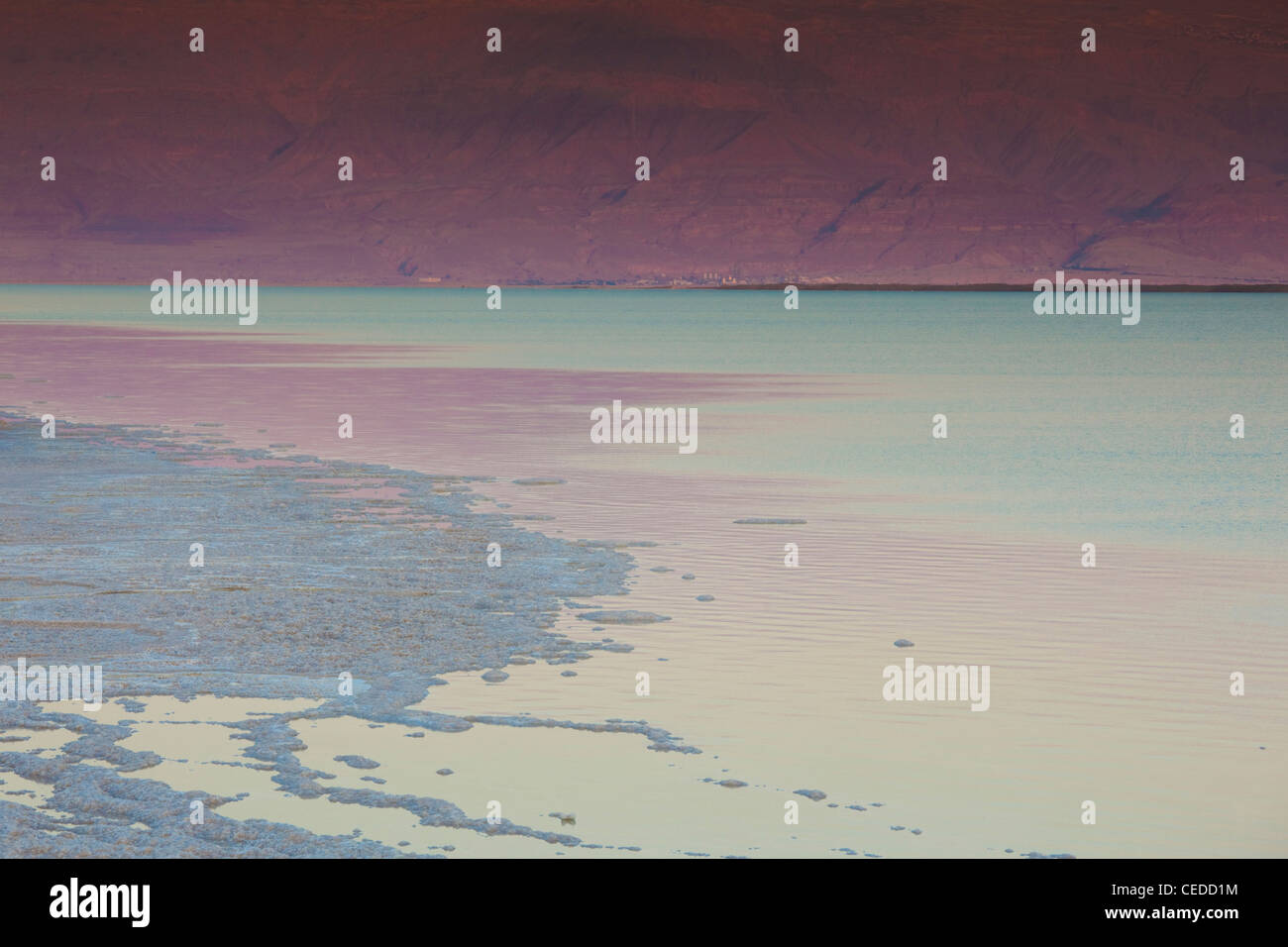 Israel, Dead Sea, Ein Bokek, Dead Sea, dusk Stock Photo - Alamy