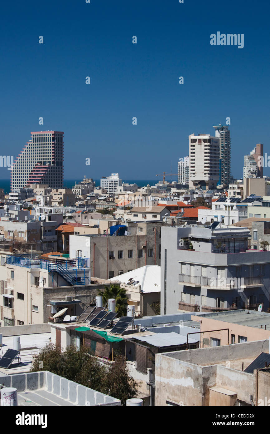 Israel, Tel Aviv, elevated view of downtown Stock Photo - Alamy