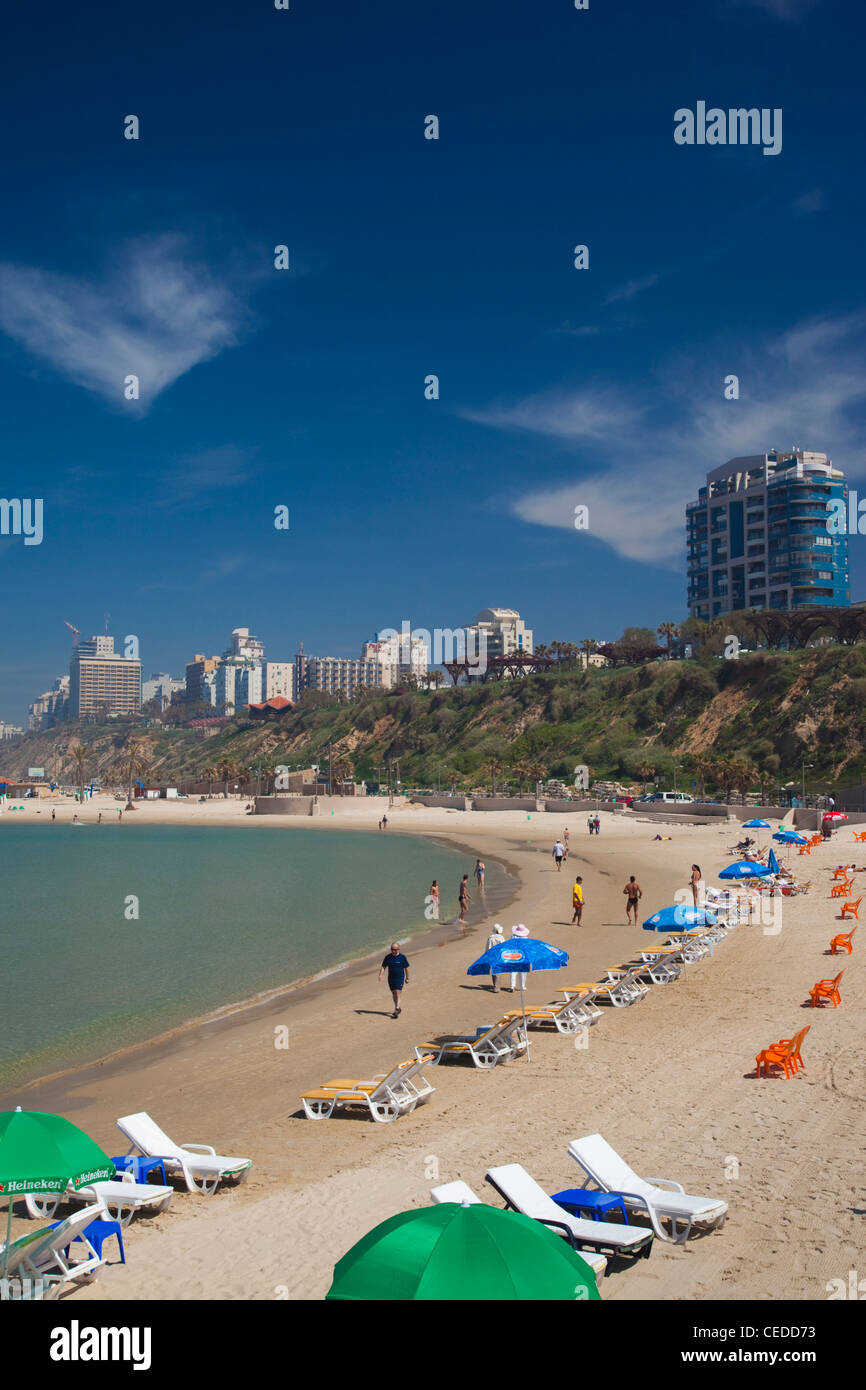 Netanya israel beach hi-res stock photography and images - Alamy