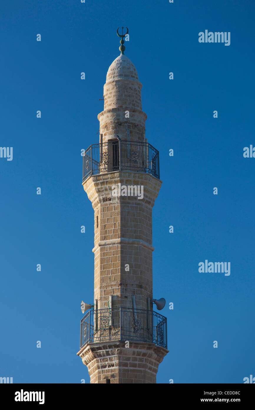 Israel, Tel Aviv, Jaffa, mosque minaret Stock Photo - Alamy