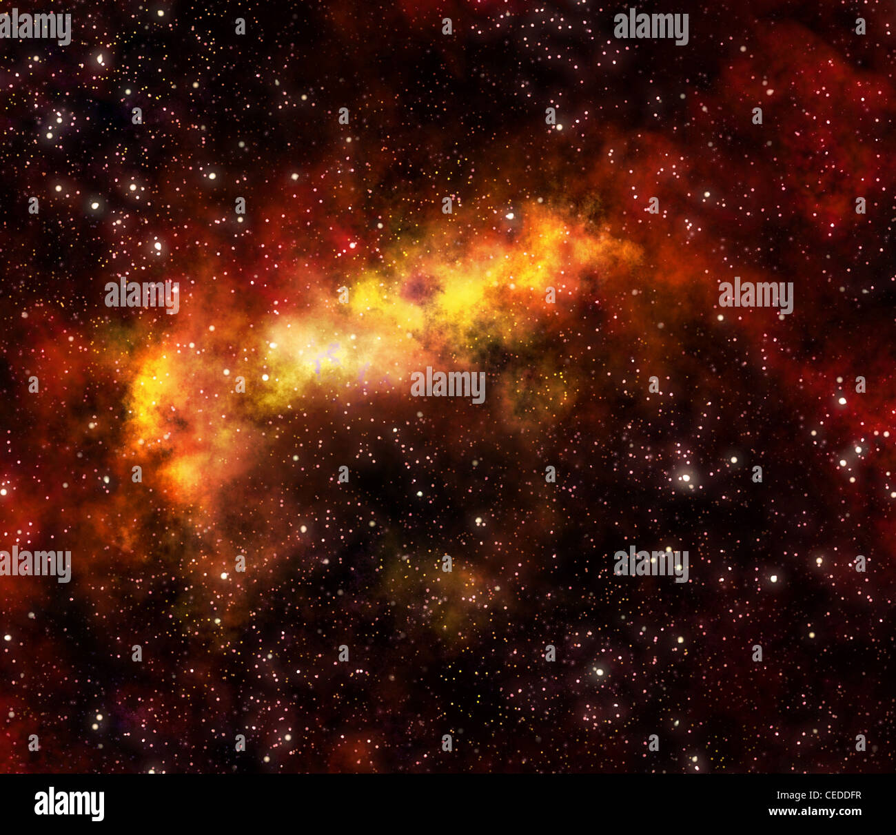 bright nebula gas cloud in deep outer space Stock Photo - Alamy