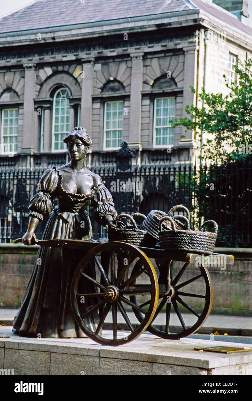 Statue of Molly Malone on Dublin's Grafton Street Stock Photo - Alamy