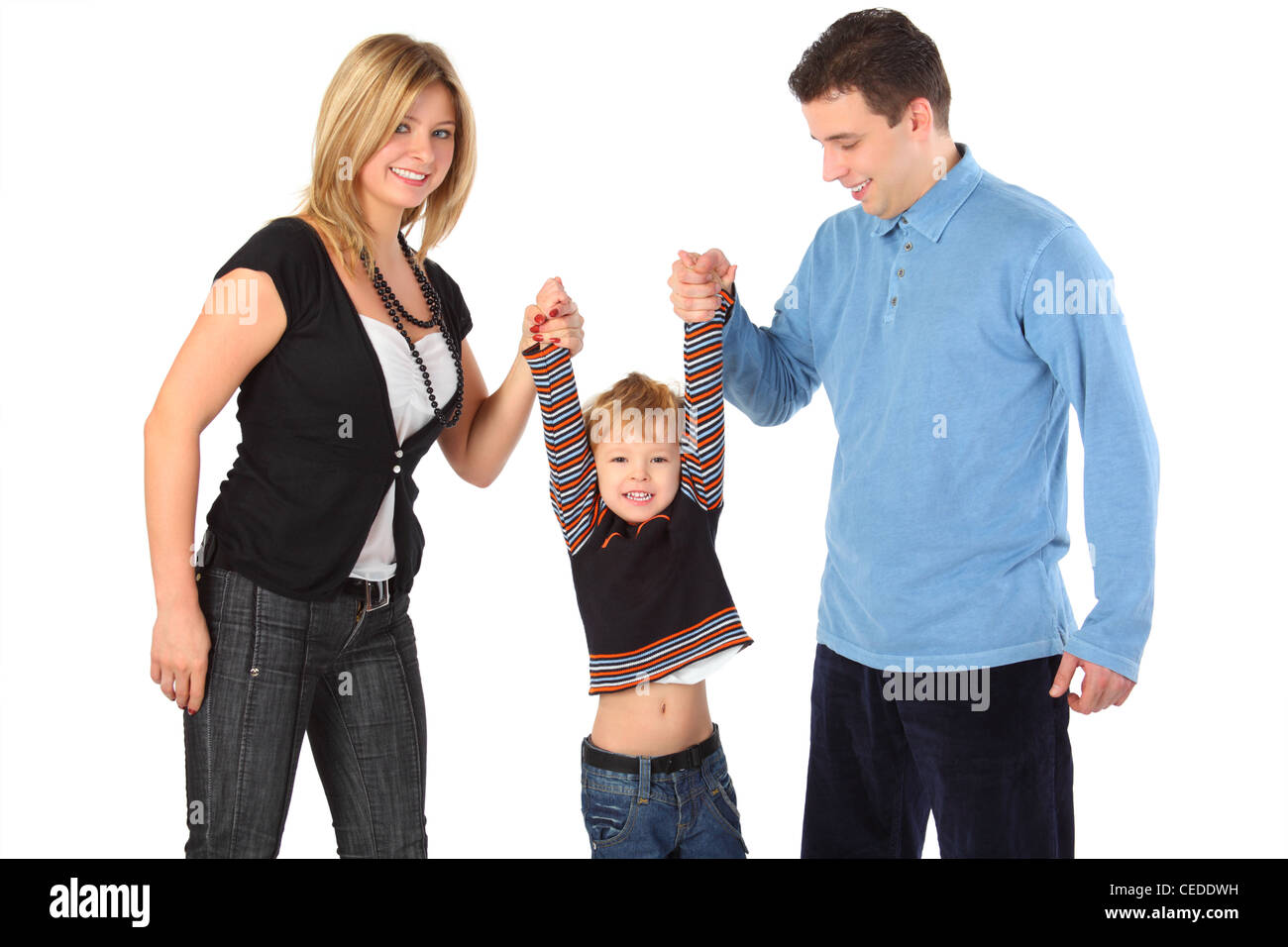 Parents hold son for hands Stock Photo - Alamy Parents hold son for hands Stock Photo - Alamy