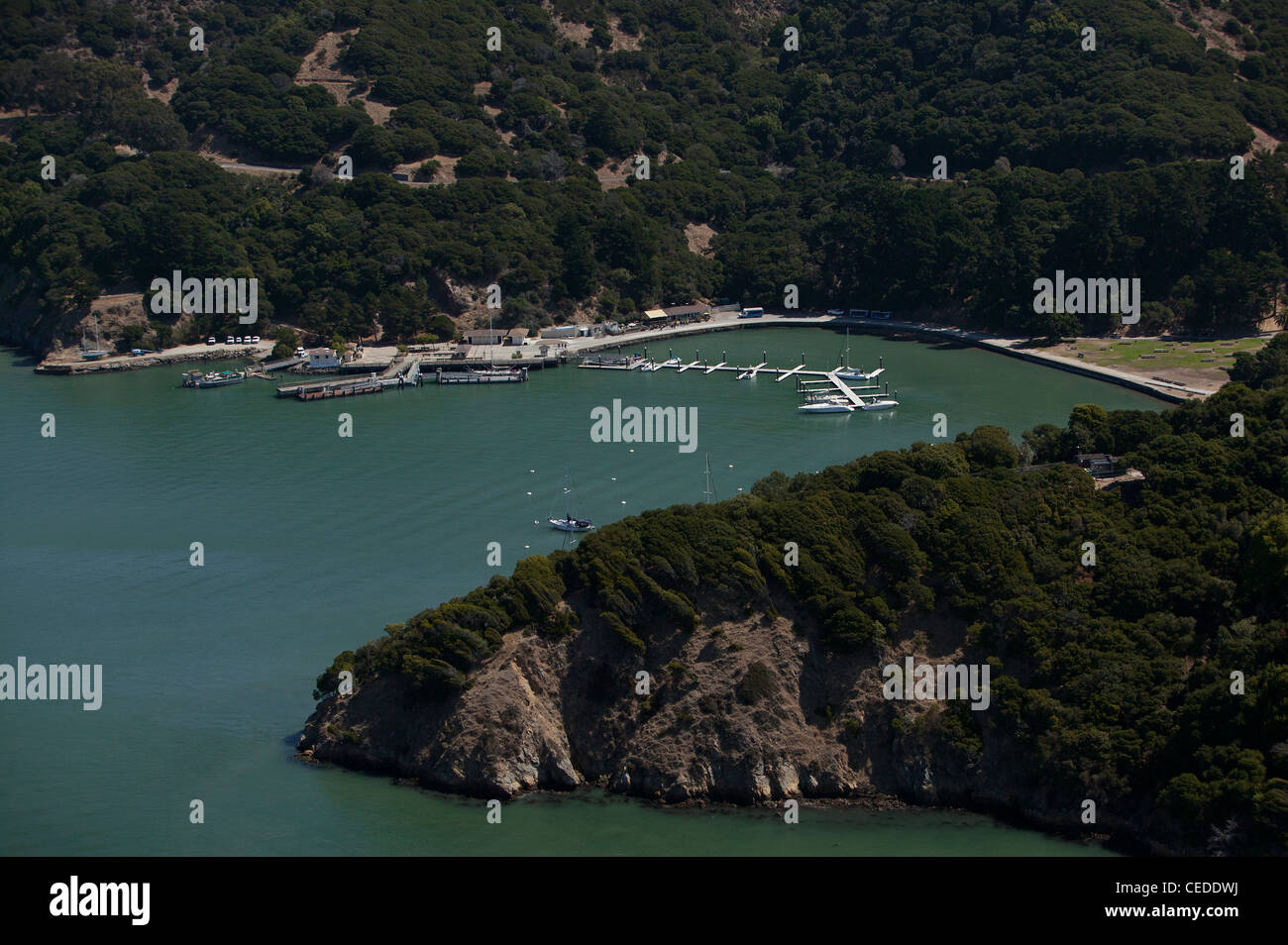 aerial photograph Angel Island Marin County, California Stock Photo - Alamy