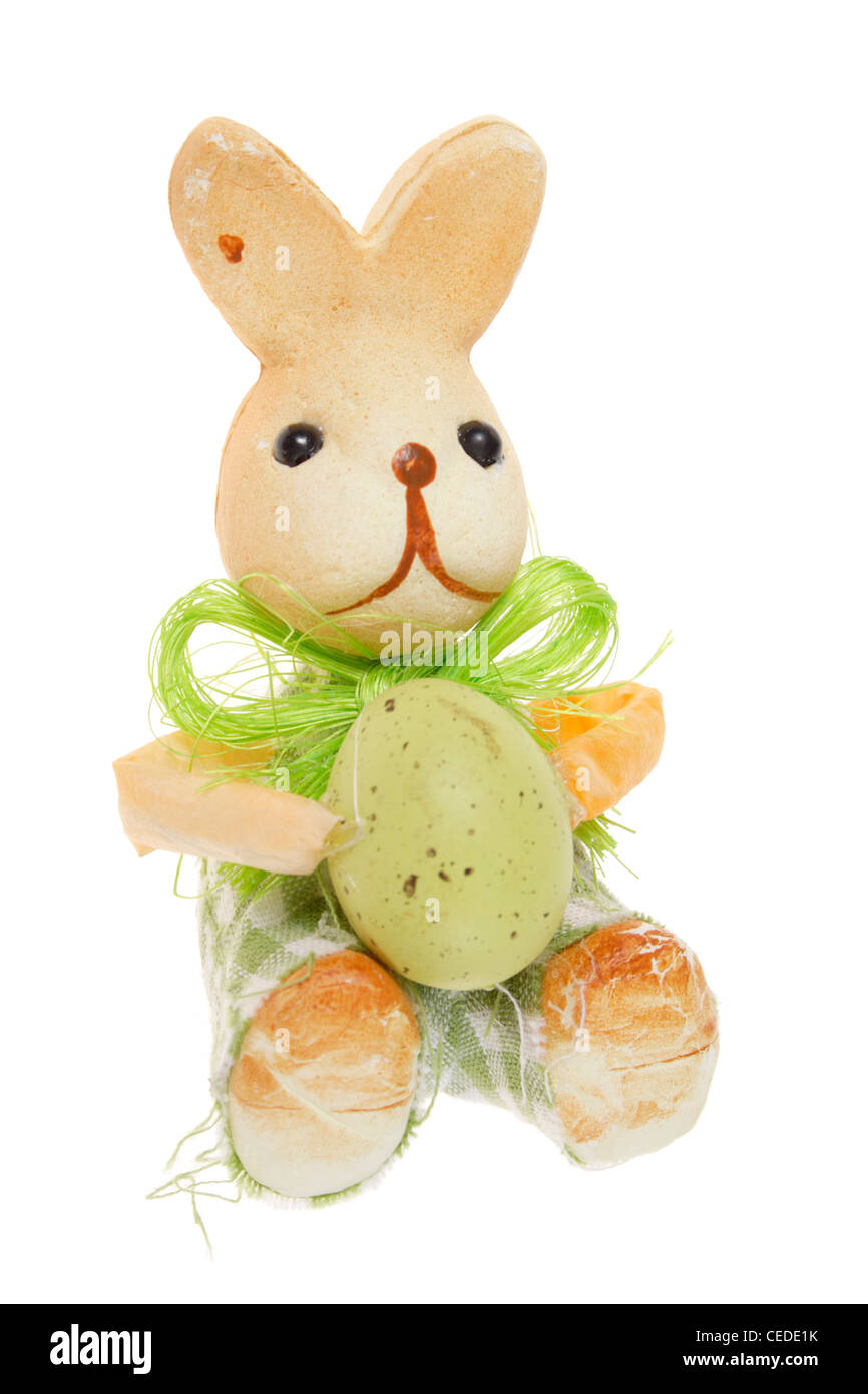 Easter bunny, photo on the white background Stock Photo - Alamy