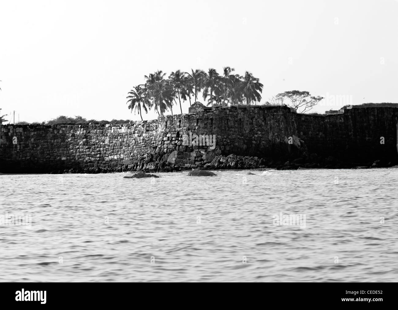 Sindhudurg fort Black and White Stock Photos & Images - Alamy