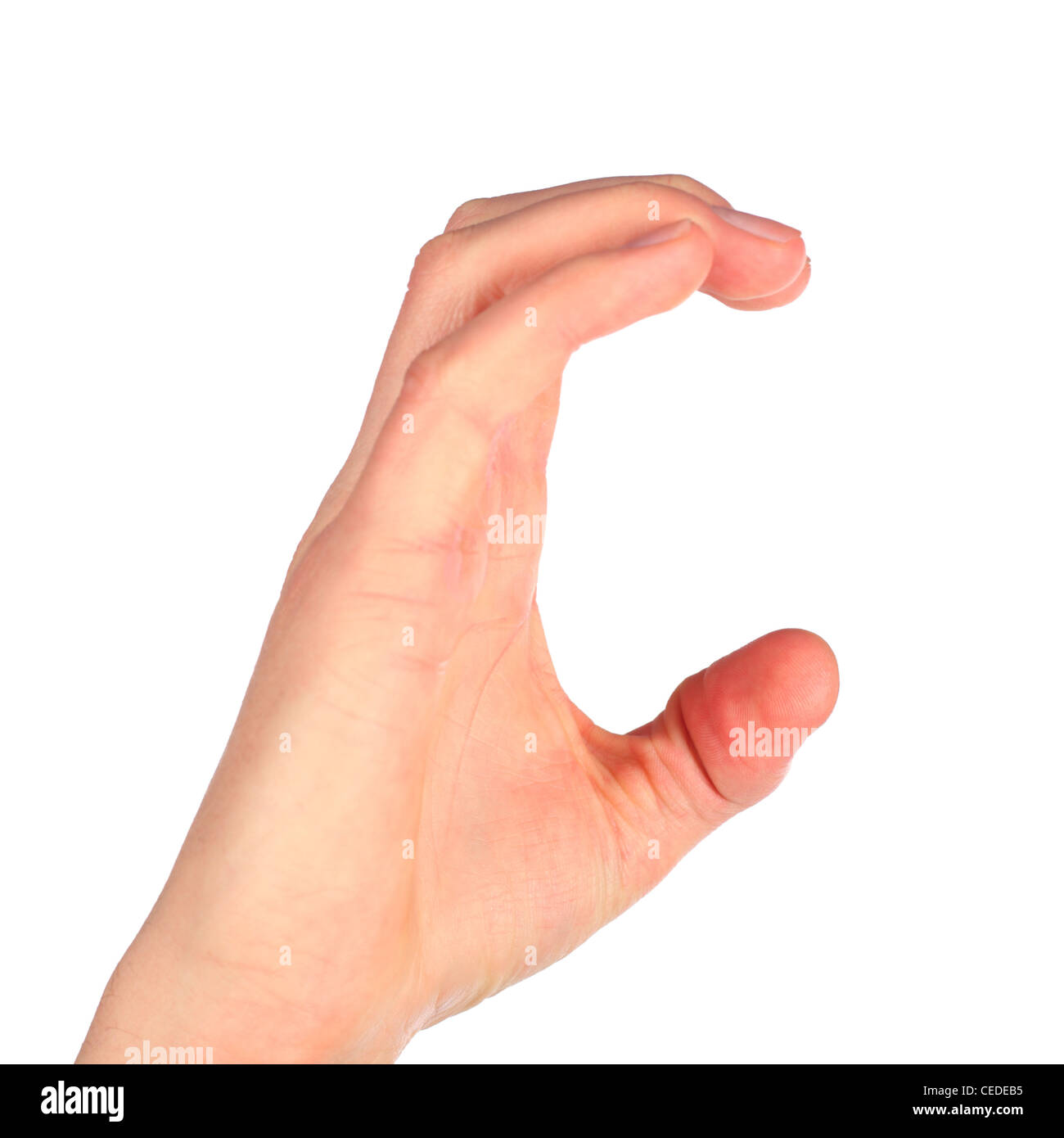 Letter C Hand High Resolution Stock Photography and Images - Alamy