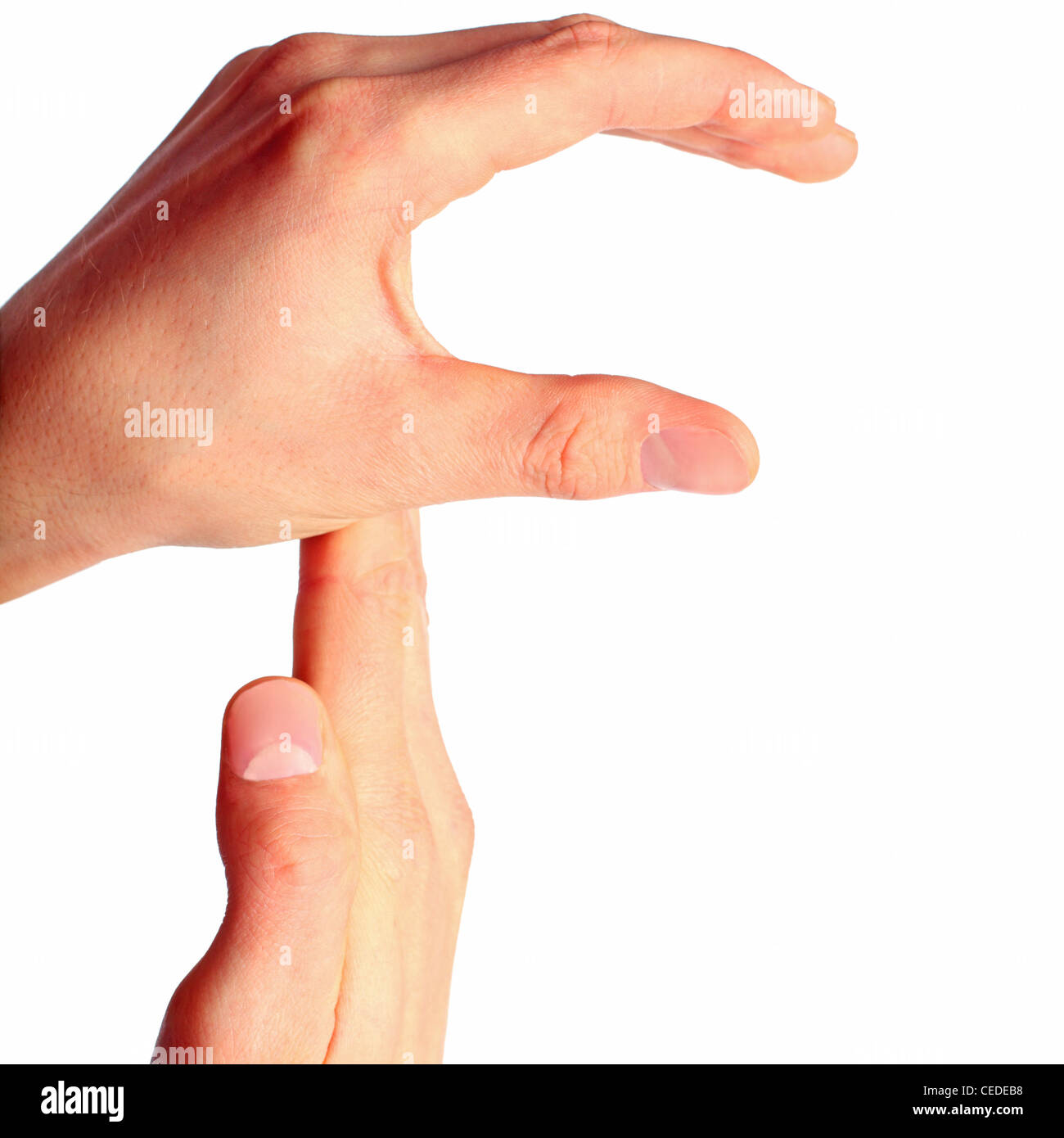 British sign language alphabet hi-res stock photography and images - Alamy