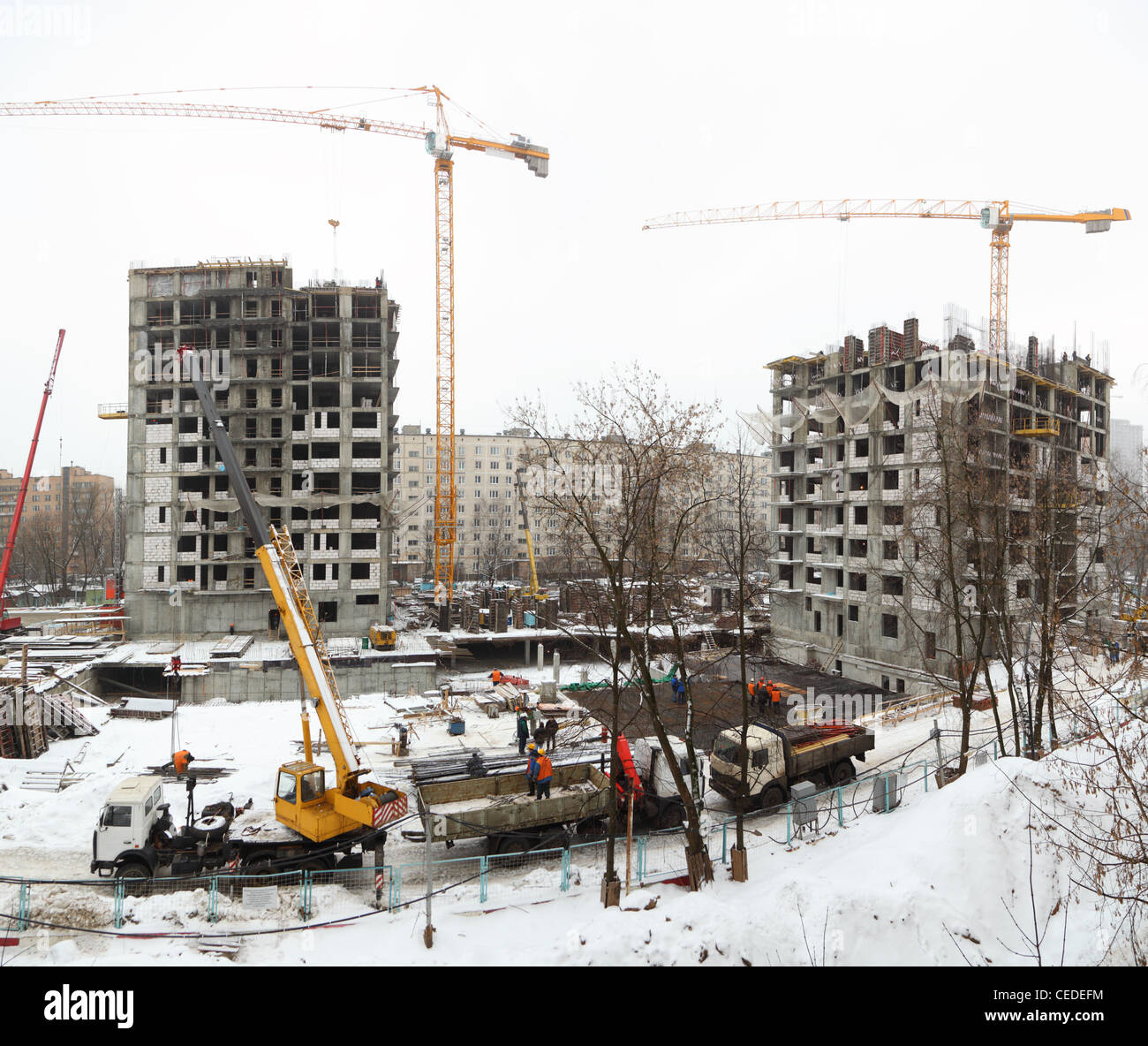 Panorama building site hi-res stock photography and images - Alamy
