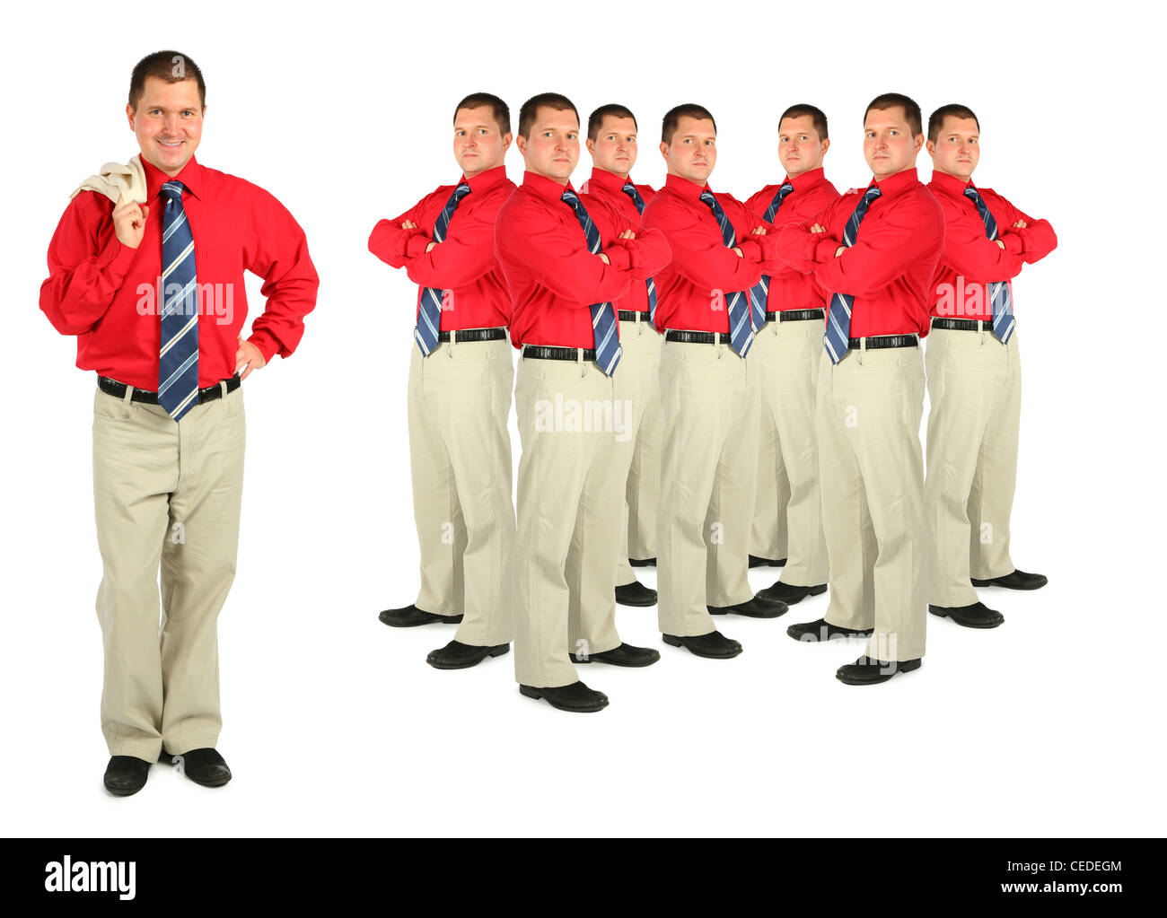 Red shirt opposition hi-res stock photography and images - Alamy