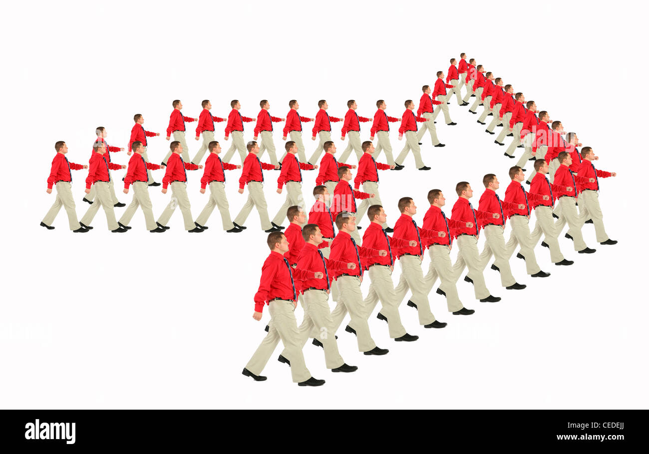 March direction Cut Out Stock Images & Pictures - Alamy