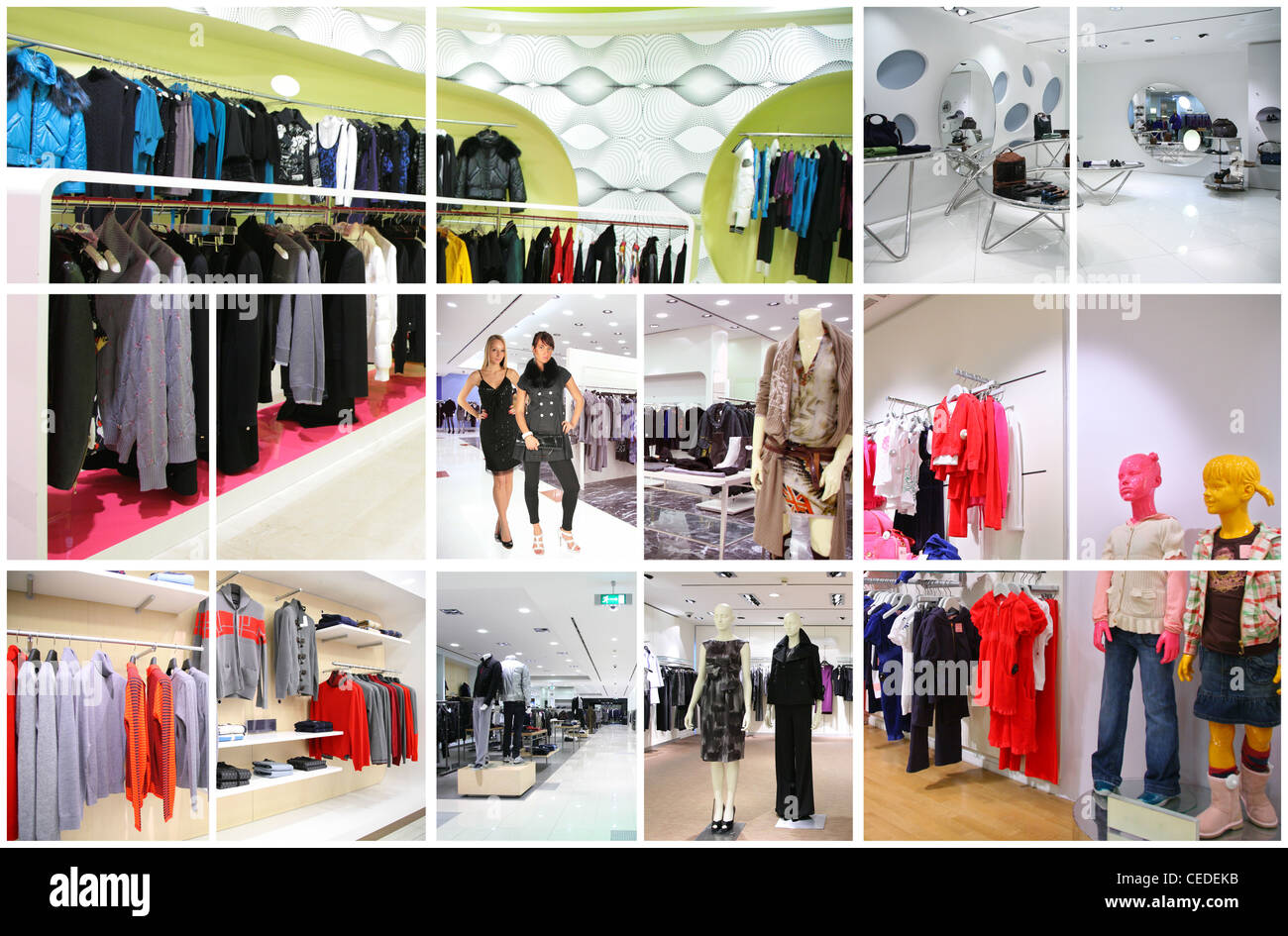 Collage of goods hi-res stock photography and images - Alamy