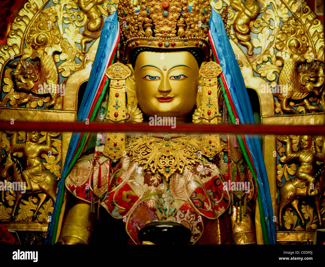 Golden Buddha, Buddhist Monastery, Sikkim, India Stock Photo - Alamy