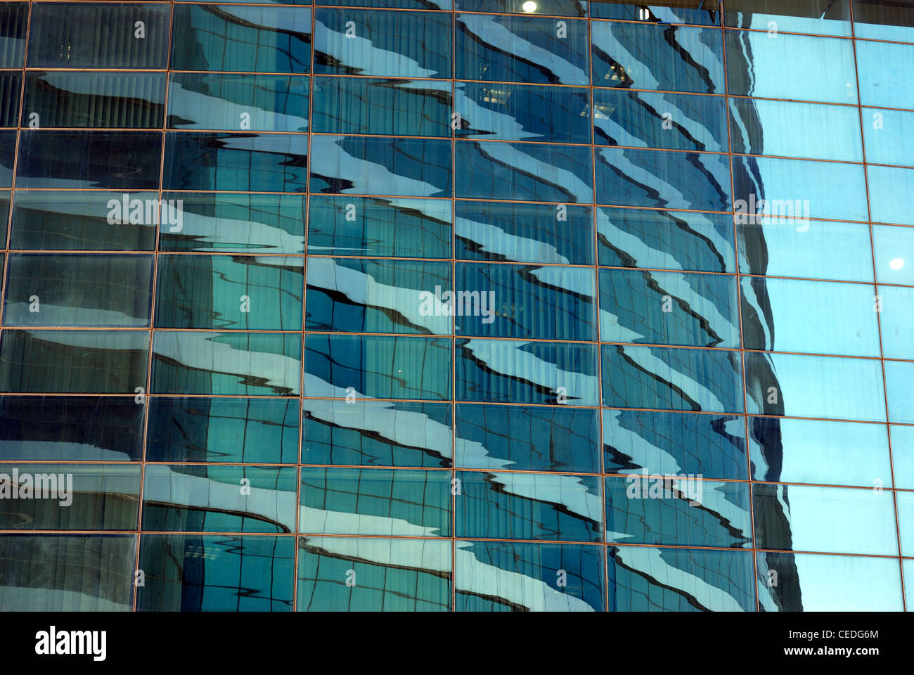 Abstract patterns on glass facade of building Stock Photo - Alamy