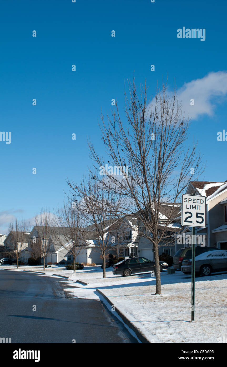 American winter scenery, South Burlington, Vermont, USA Stock Photo - Alamy