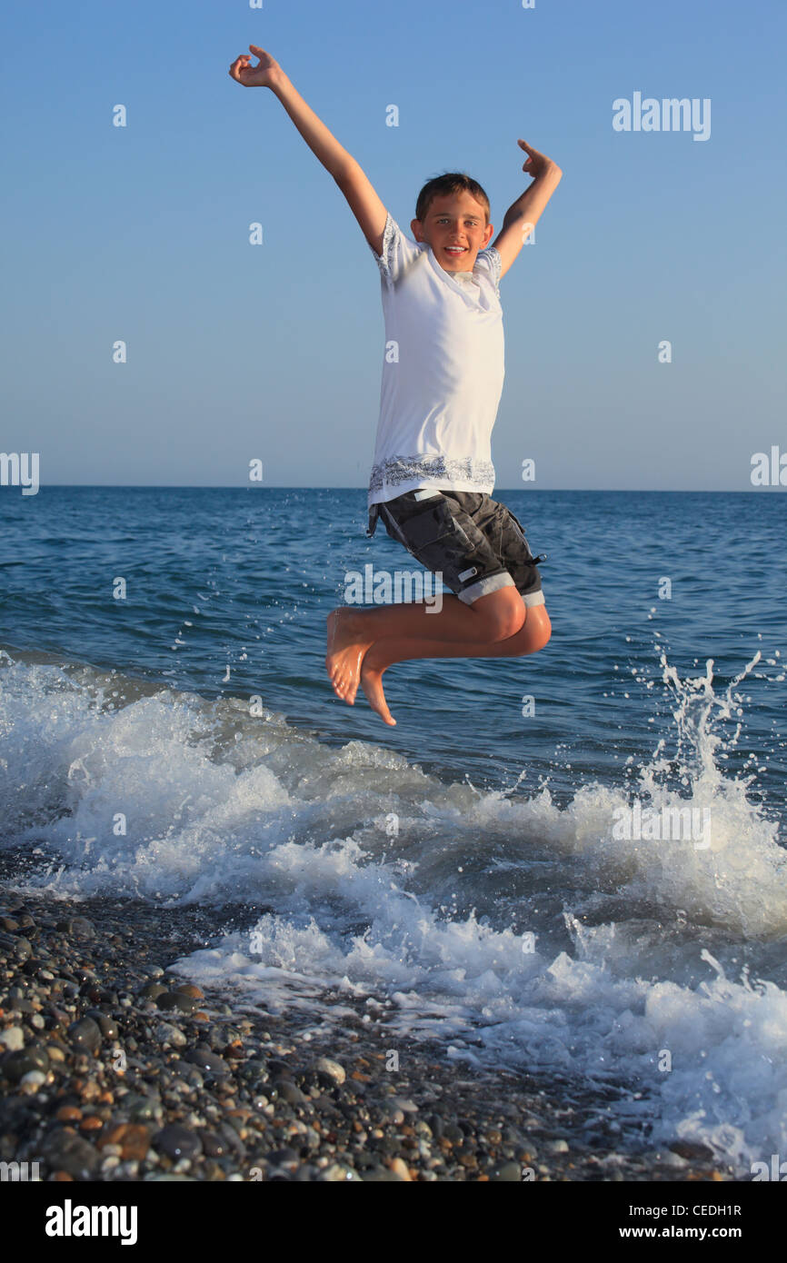 Jumping stone hi-res stock photography and images - Alamy