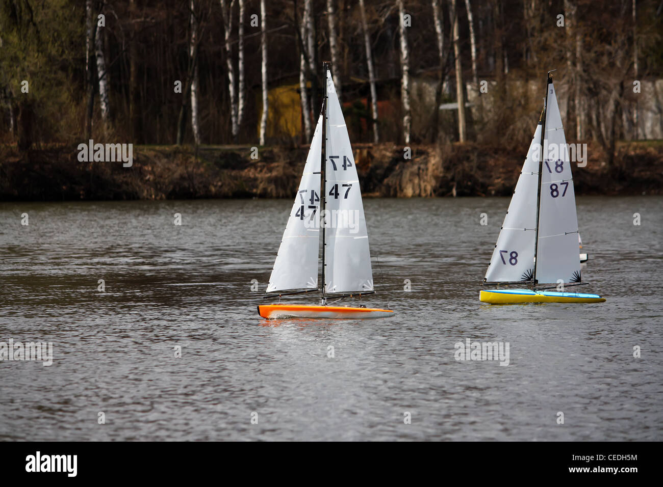 Yacht regatta competition Stock Photo - Alamy