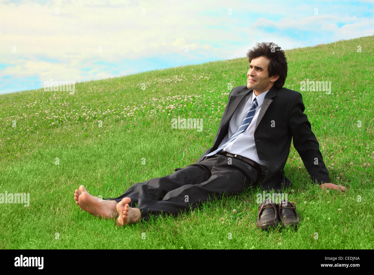 Career barefoot adult business hi-res stock photography and images - Alamy