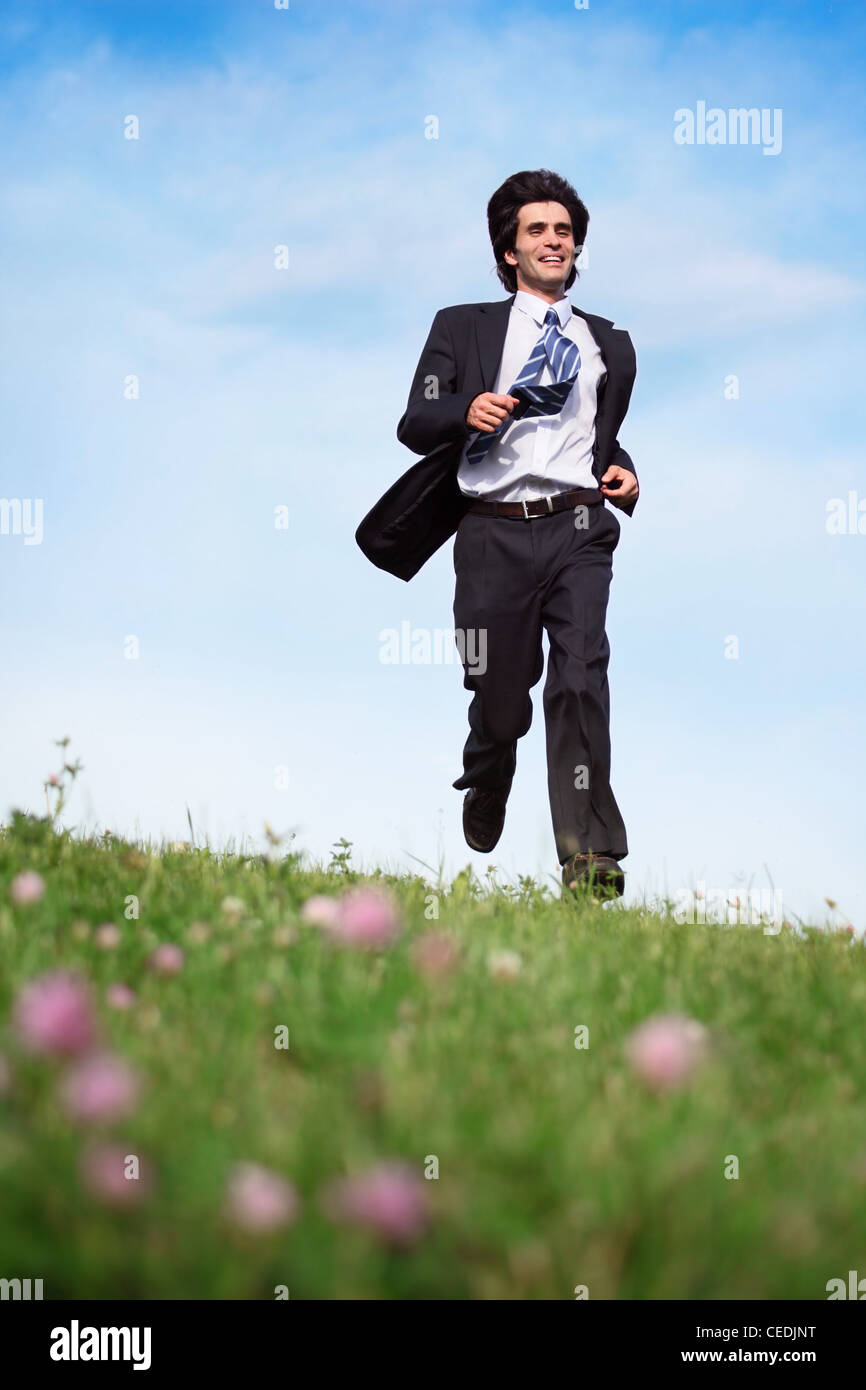 Powerful businessman in suit hi-res stock photography and images - Alamy