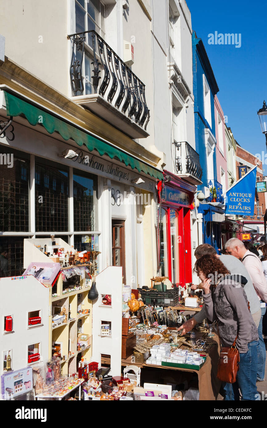 England, London, Portobello Road Antique Market Stock Photo - Alamy