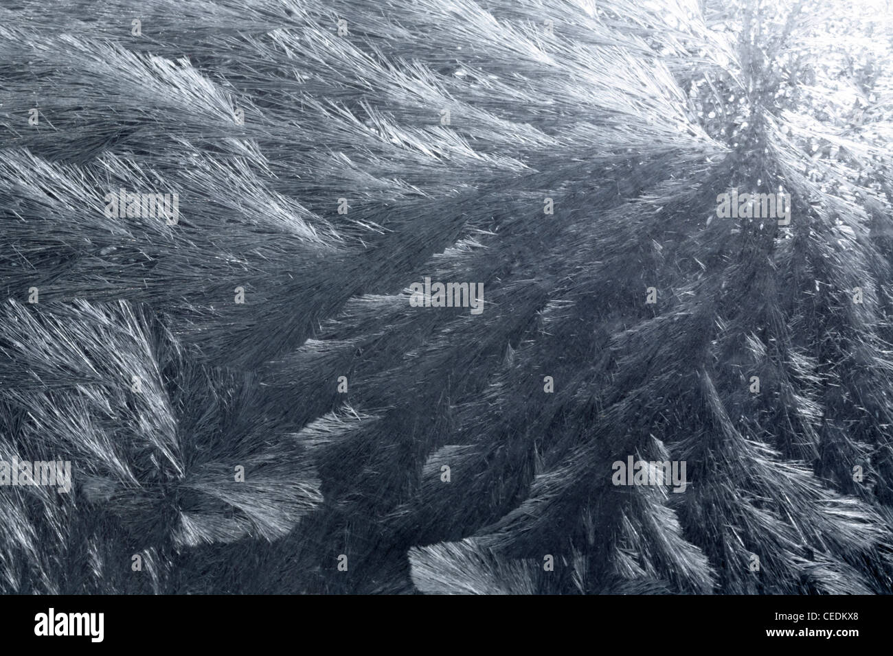 artificial ice-like frost pattern Stock Photo - Alamy
