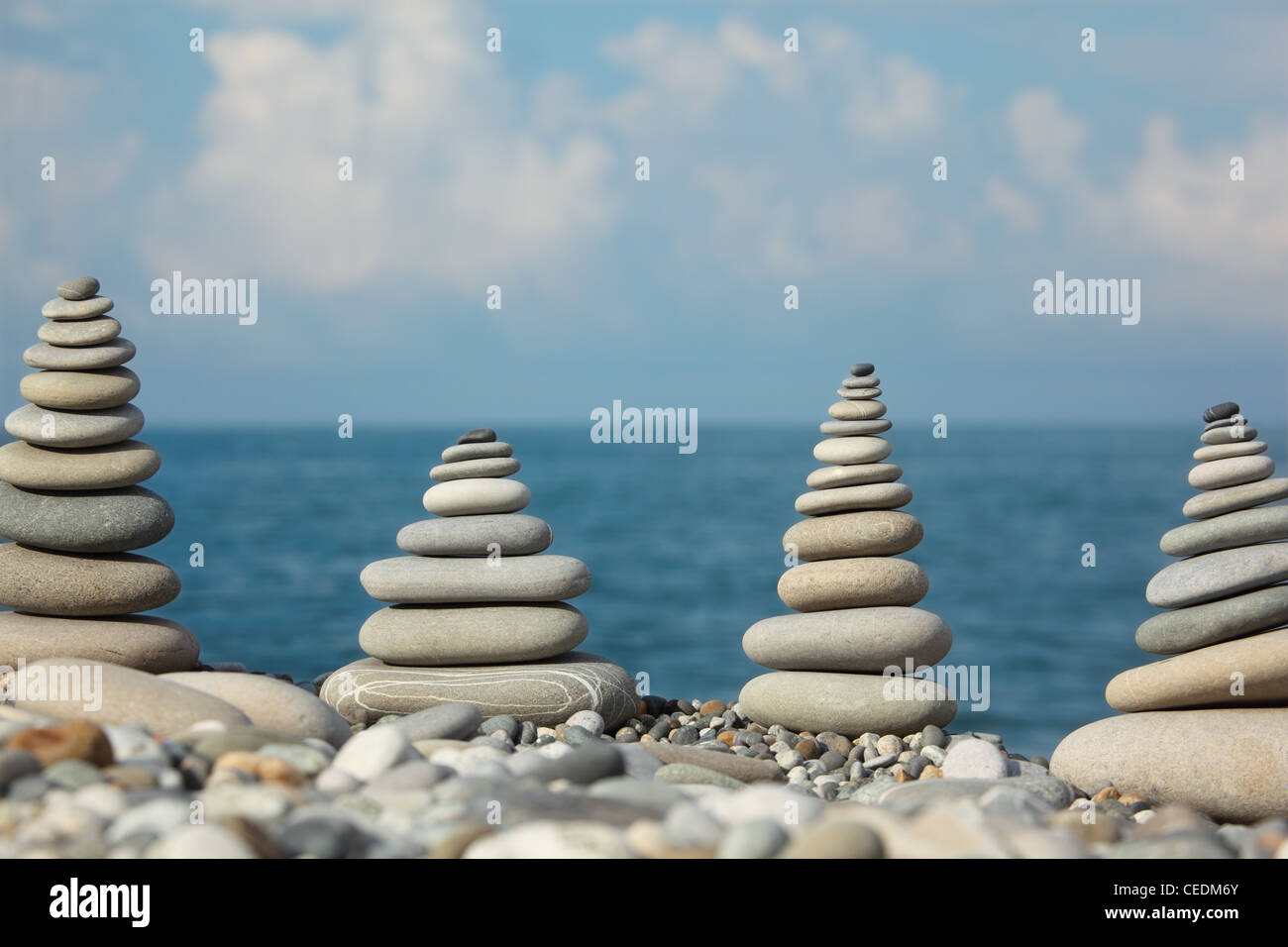 Pyramids of stones hi-res stock photography and images - Alamy