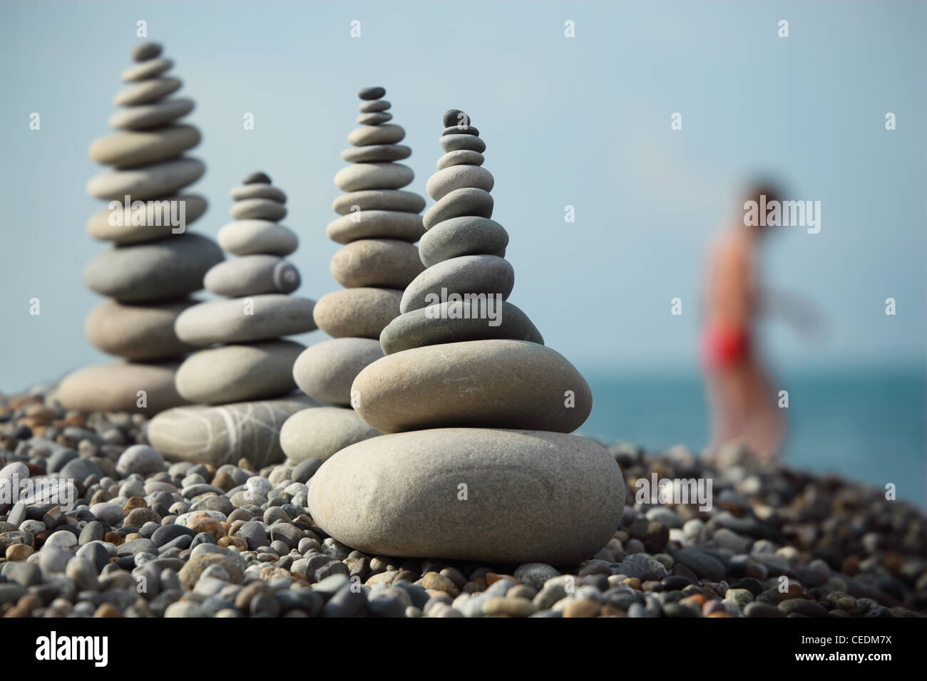 Stone Stack Beach High Resolution Stock Photography and Images - Alamy
