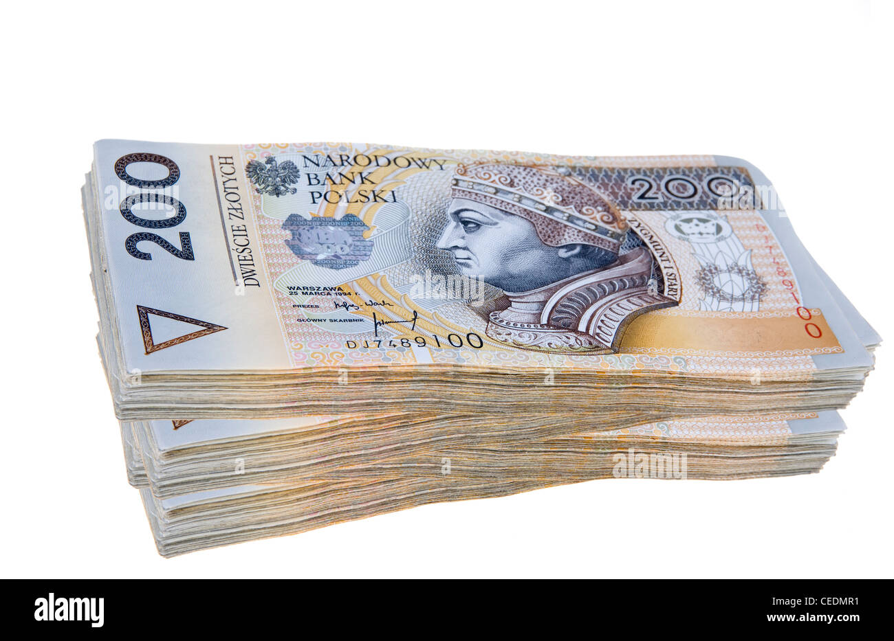 Polish zloty banknotes hi-res stock photography and images - Alamy