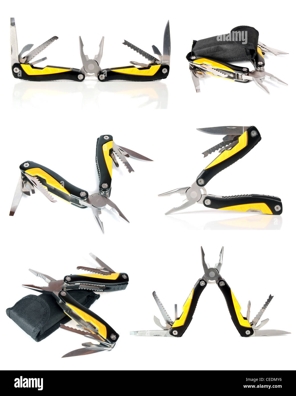 swiss knife isolated on white background Stock Photo - Alamy