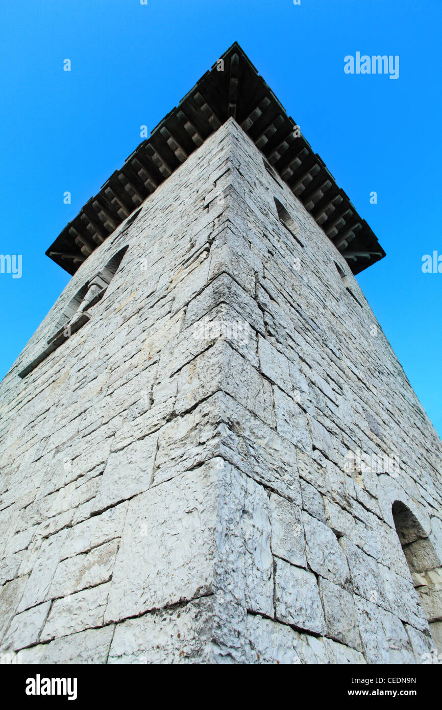 old stone tower Stock Photo - Alamy