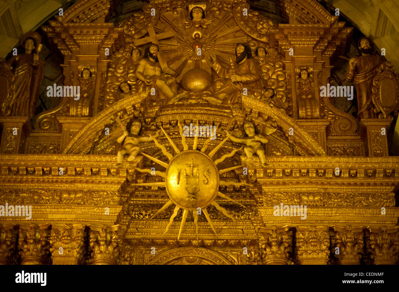 Basilica of Bom Jesus, St. Francis Xavier Church, Old Goa Stock Photo ...