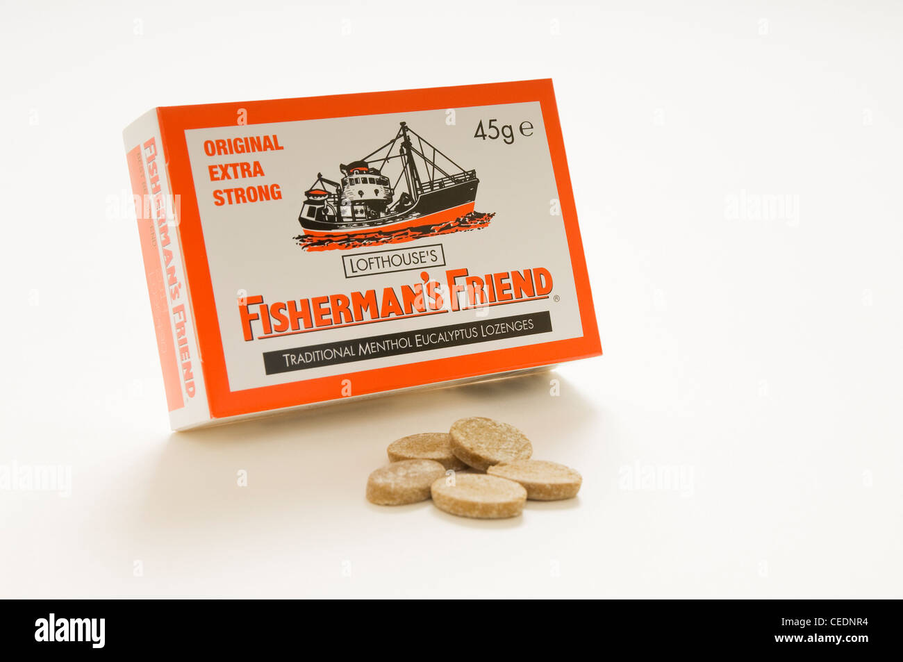 Fishermans friend box hi-res stock photography and images - Alamy