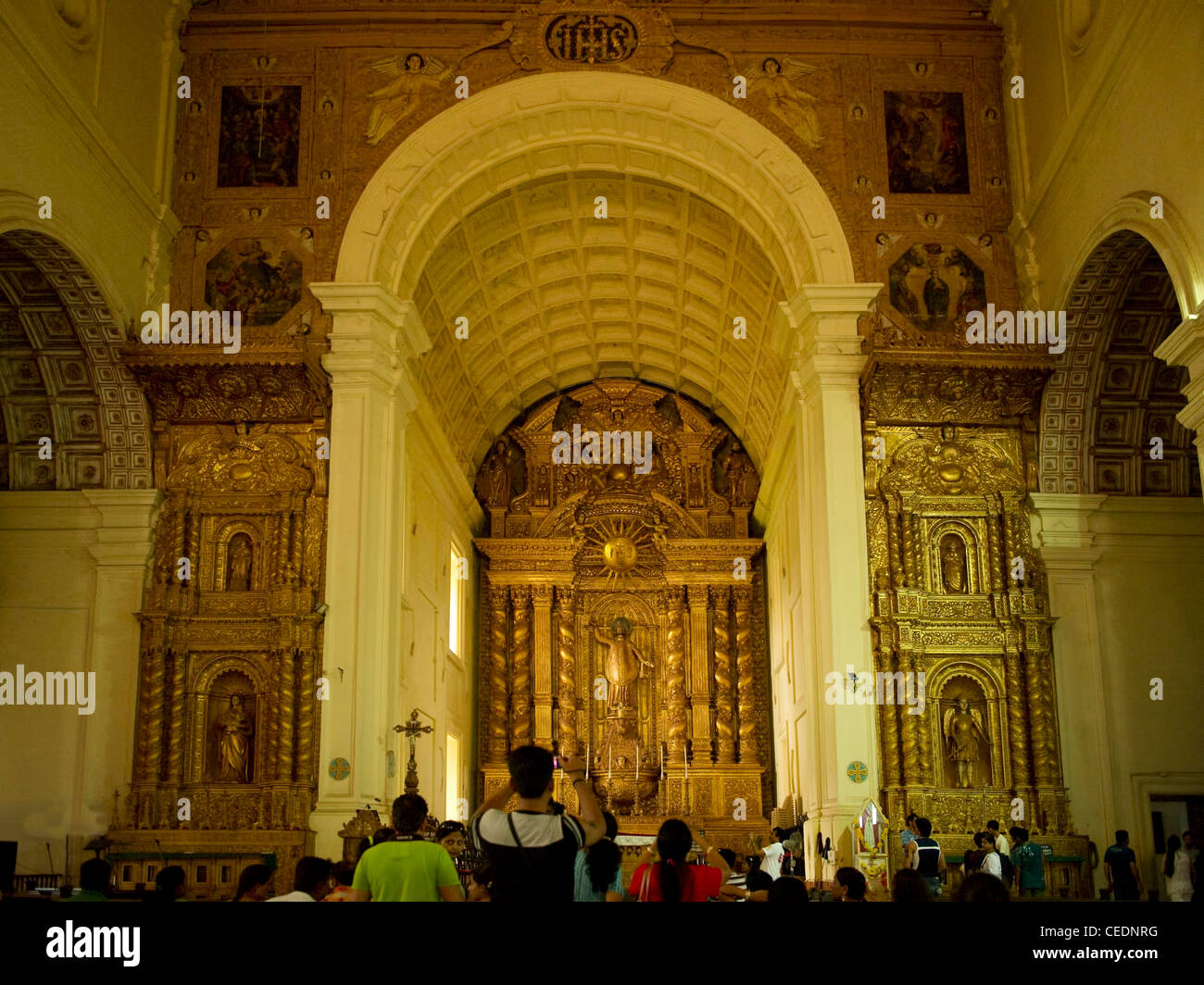Basilica of Bom Jesus, St. Francis Xavier Church, Old Goa Stock Photo ...