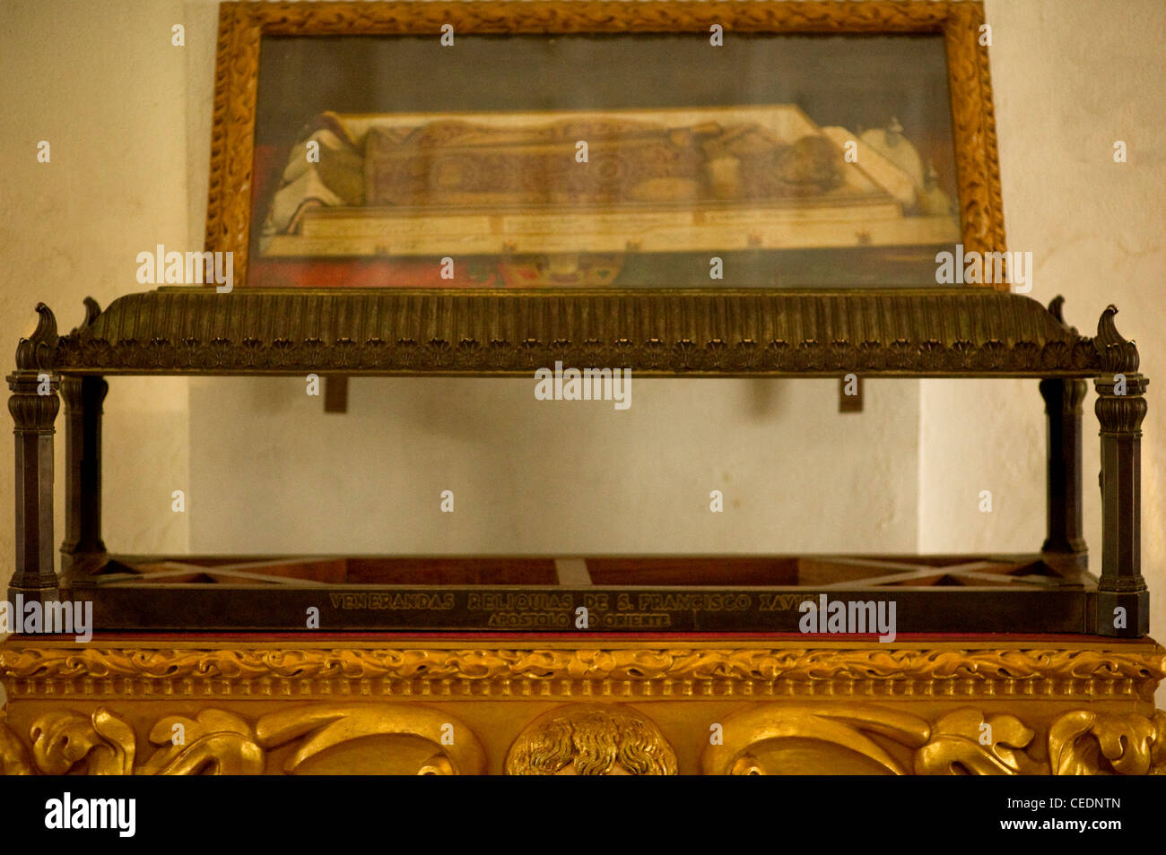 Basilica of Bom Jesus, St. Francis Xavier Church, Old Goa Stock Photo ...
