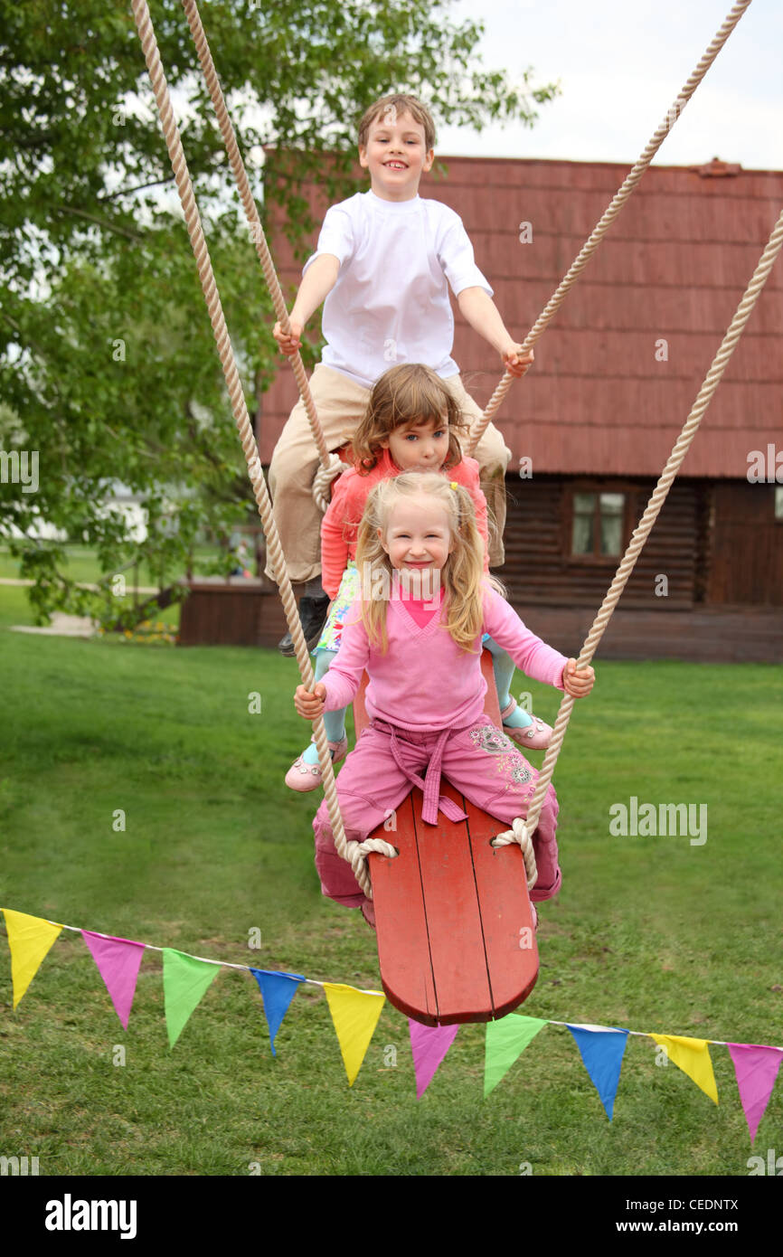 Teeter board hi-res stock photography and images - Alamy